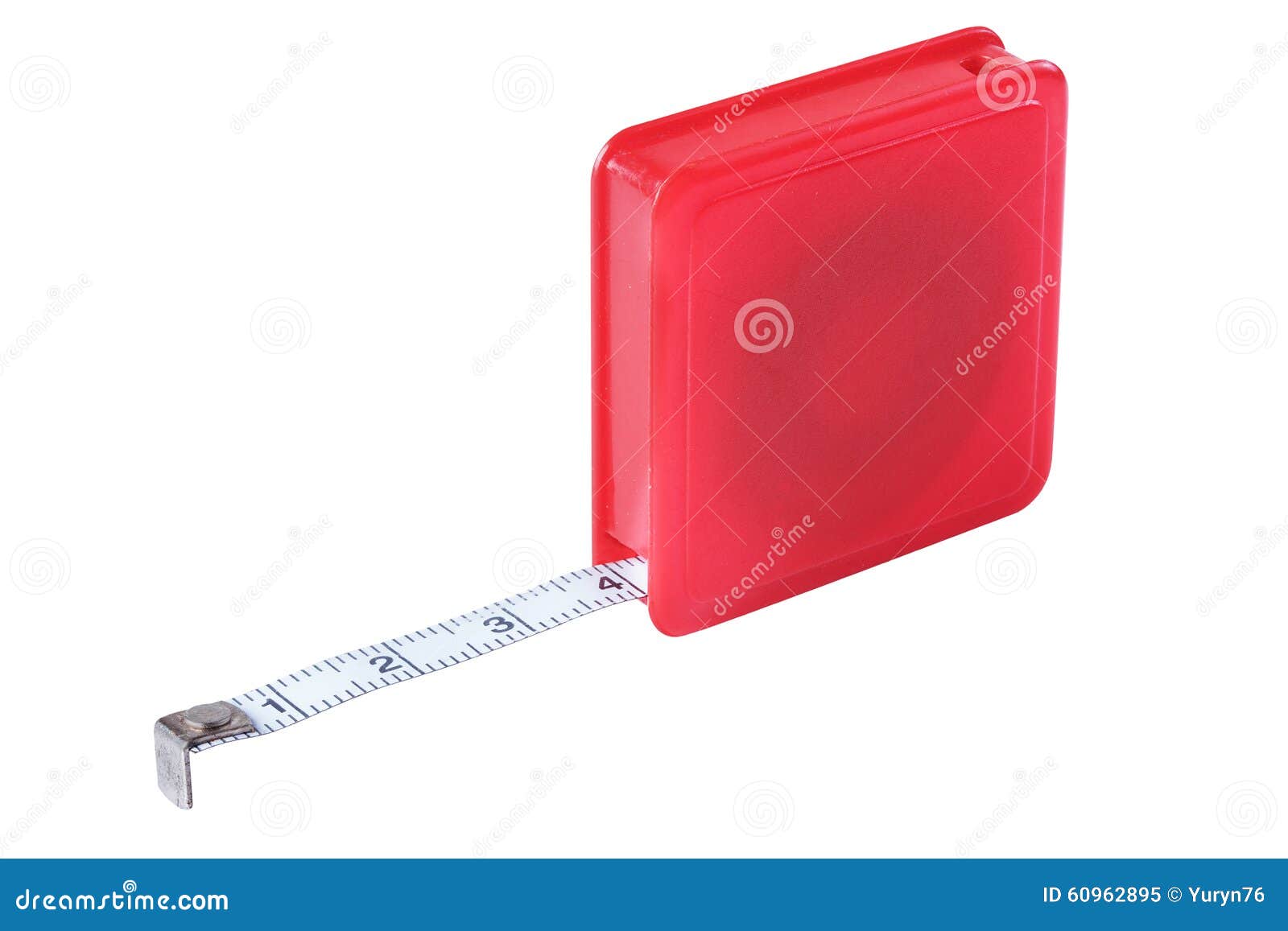 Roulette Measuring, Construction Tools, Isolate on a White Backg Stock ...