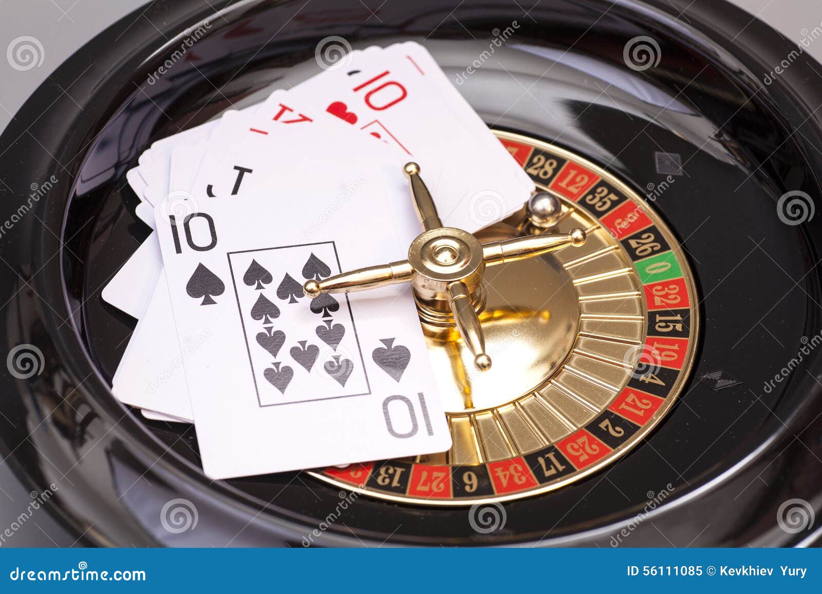 Roulette and Playing Card stock image. Image of roulette - 56111085