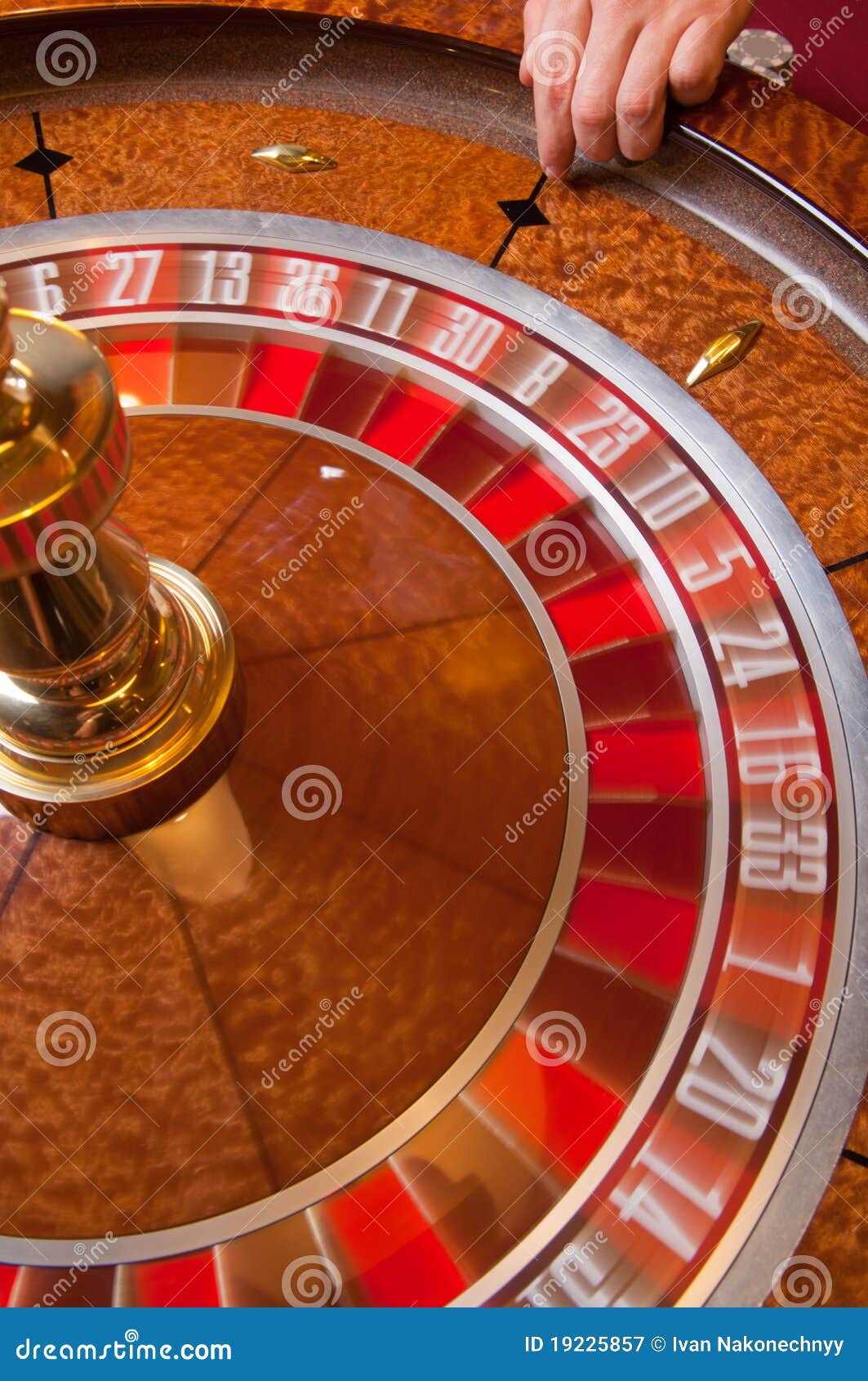Roulette spins stock image. Image of passion, casino - 19225857