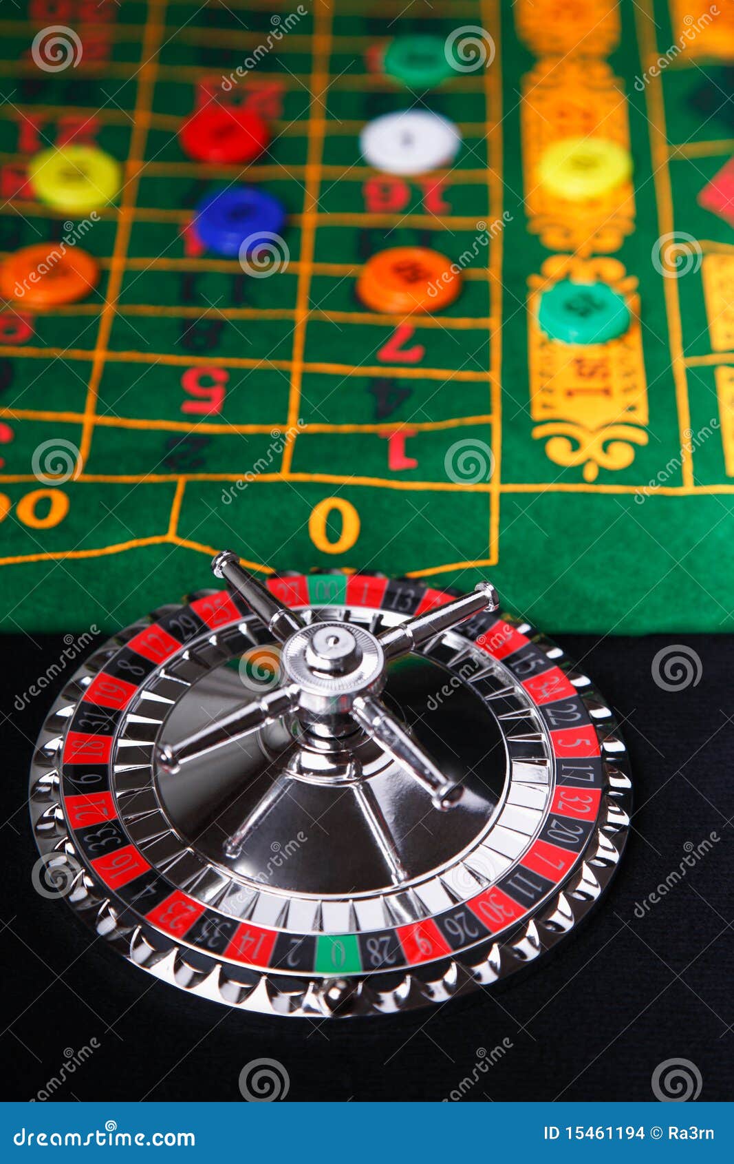 Roulette table stock photo. Image of zero, table, roulette - 15461194