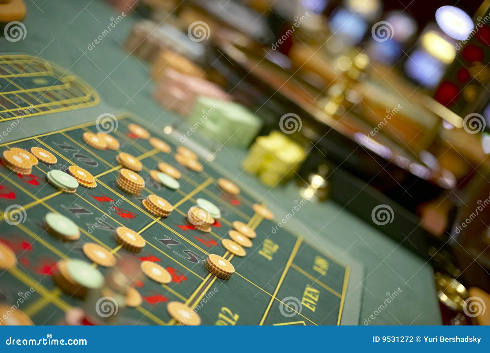 Roulette table stock photo. Image of loser, hits, chance - 9531272
