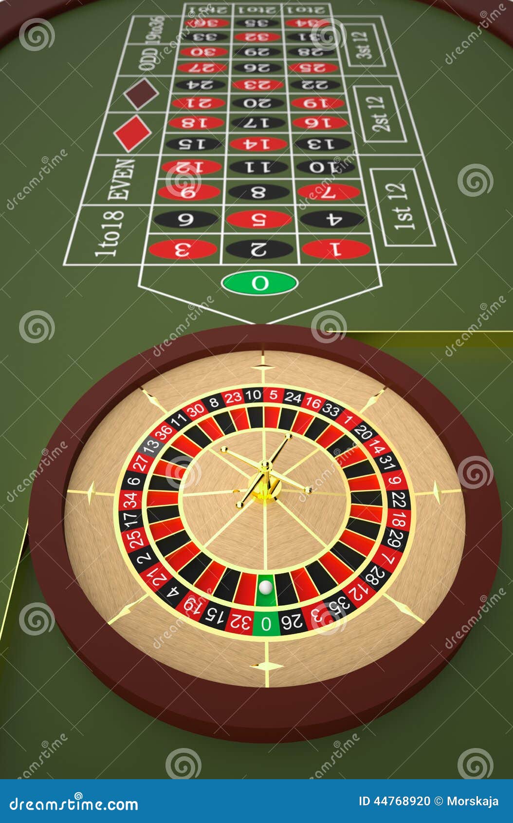 Roulette stock illustration. Illustration of jackpot - 44768920
