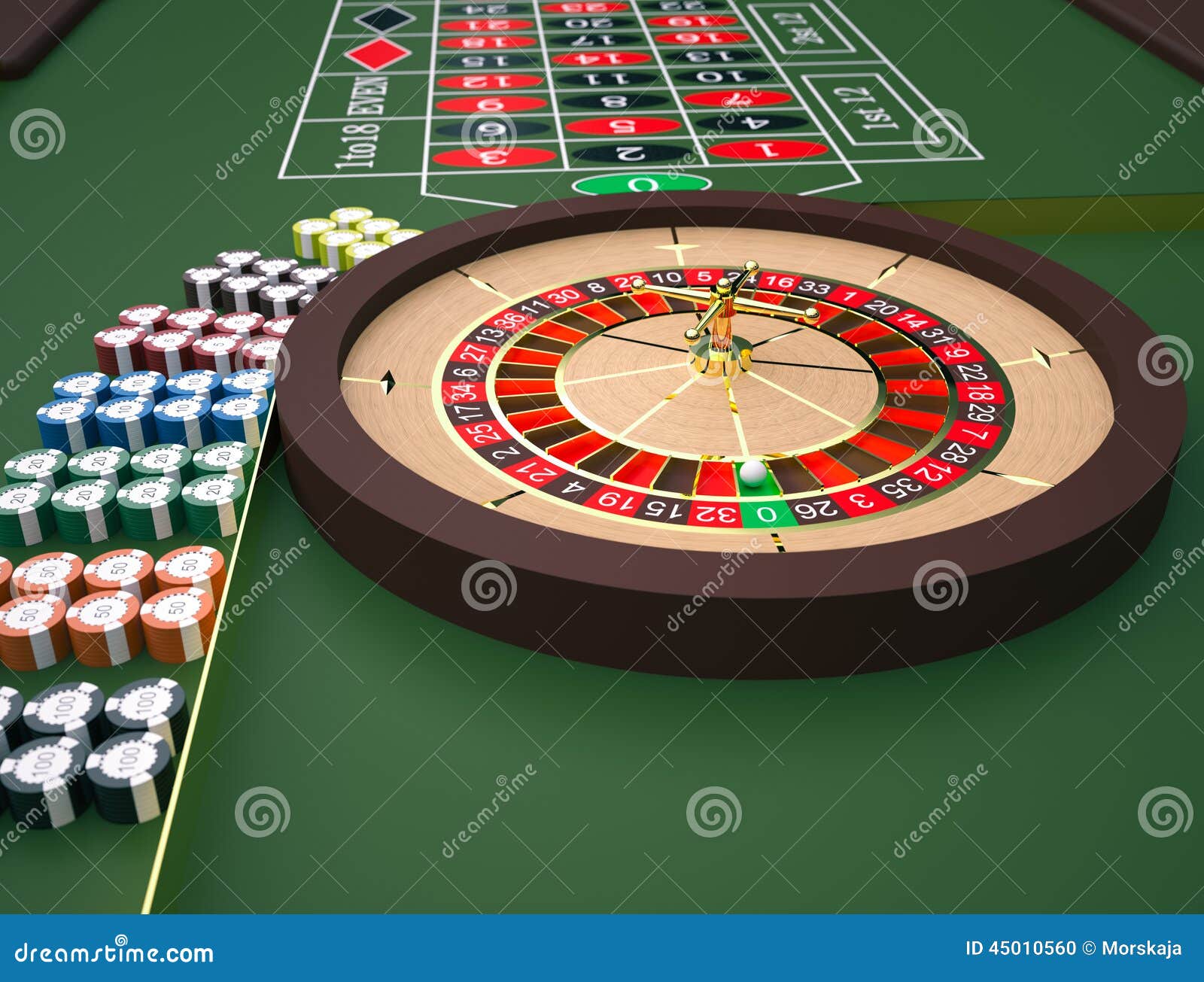 Roulette stock illustration. Illustration of leisure - 45010560