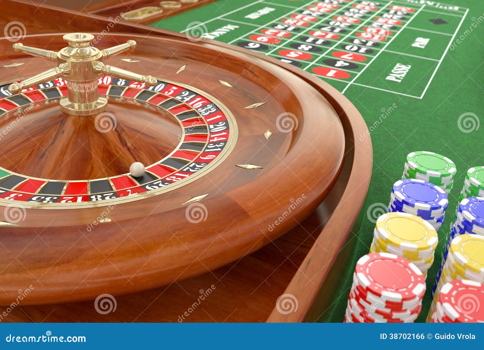 Roulette stock illustration. Illustration of poker, game - 38702166