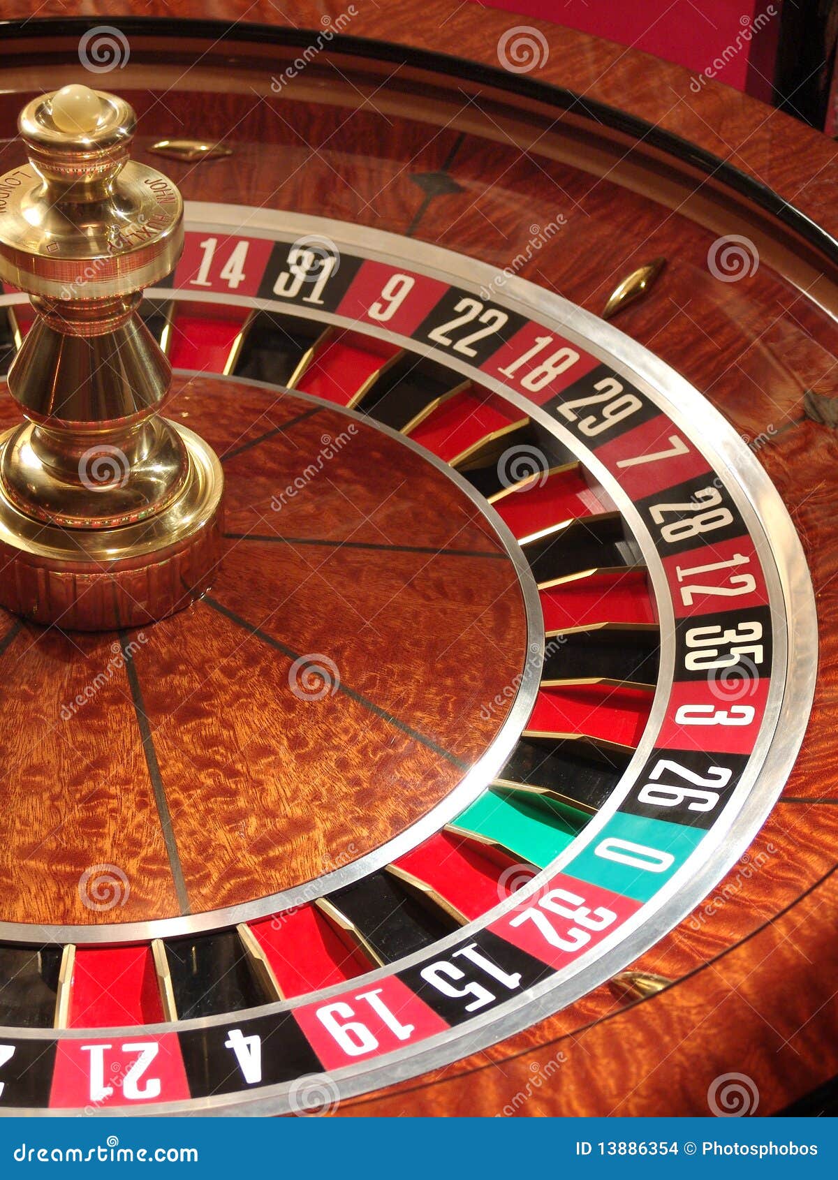 Roulette wheel stock photo. Image of luck, ball, gains - 13886354