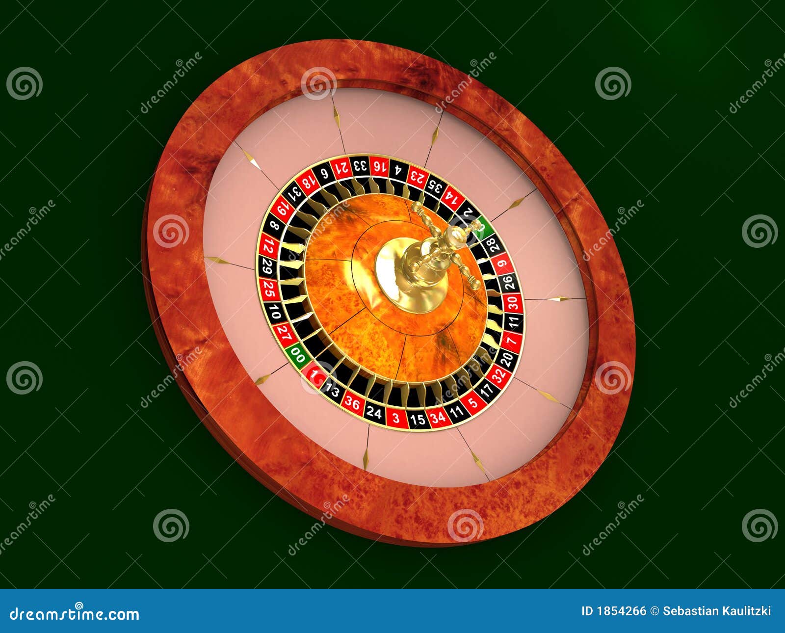 Roulette wheel stock illustration. Illustration of fortune - 1854266
