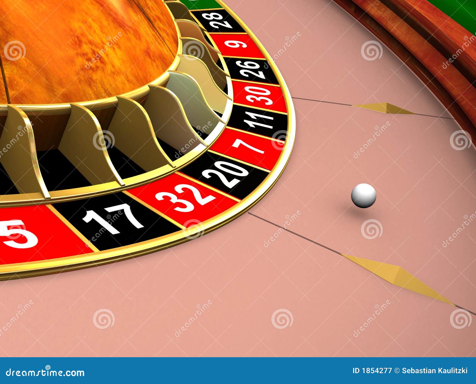 Roulette wheel stock illustration. Illustration of loser - 1854277