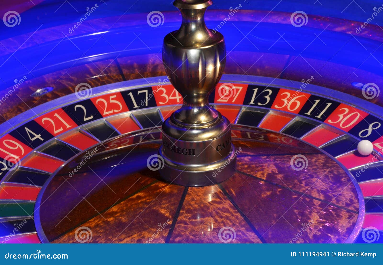Roulette Wheel with Light Streak Stock Image - Image of light ...