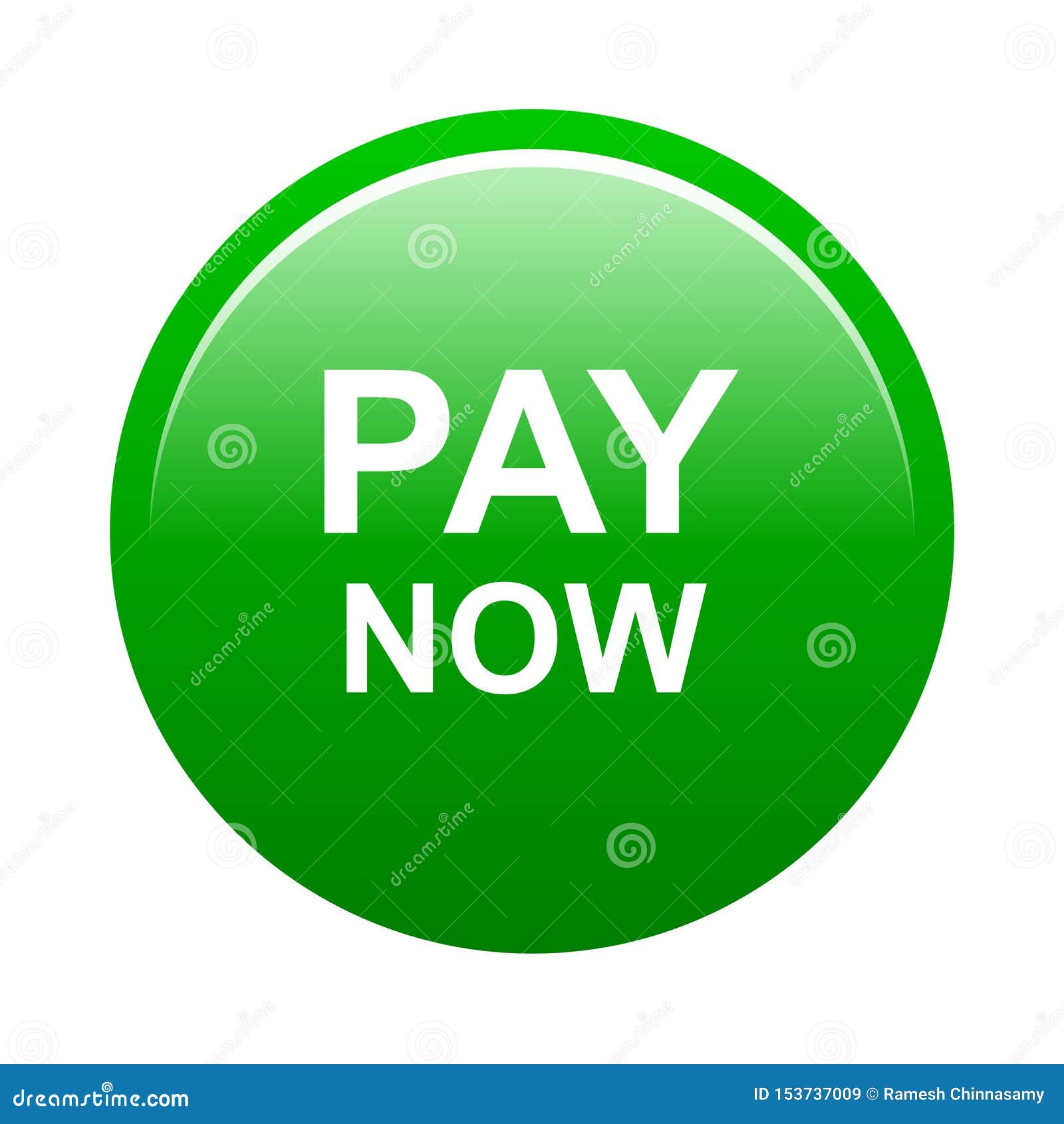 Pay now button stock vector. Illustration of customer - 153737009