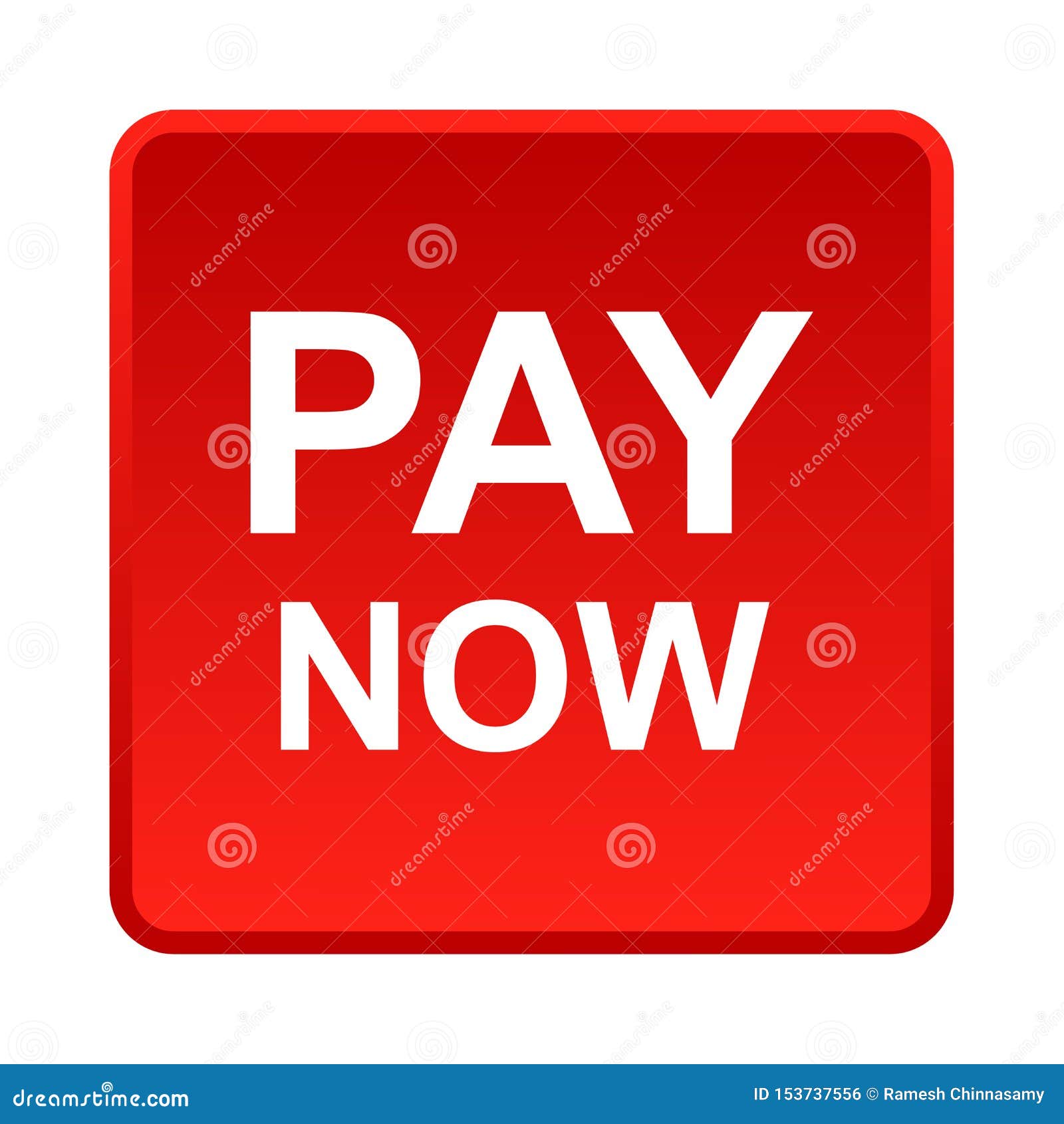 Pay now button stock vector. Illustration of computer - 153737556