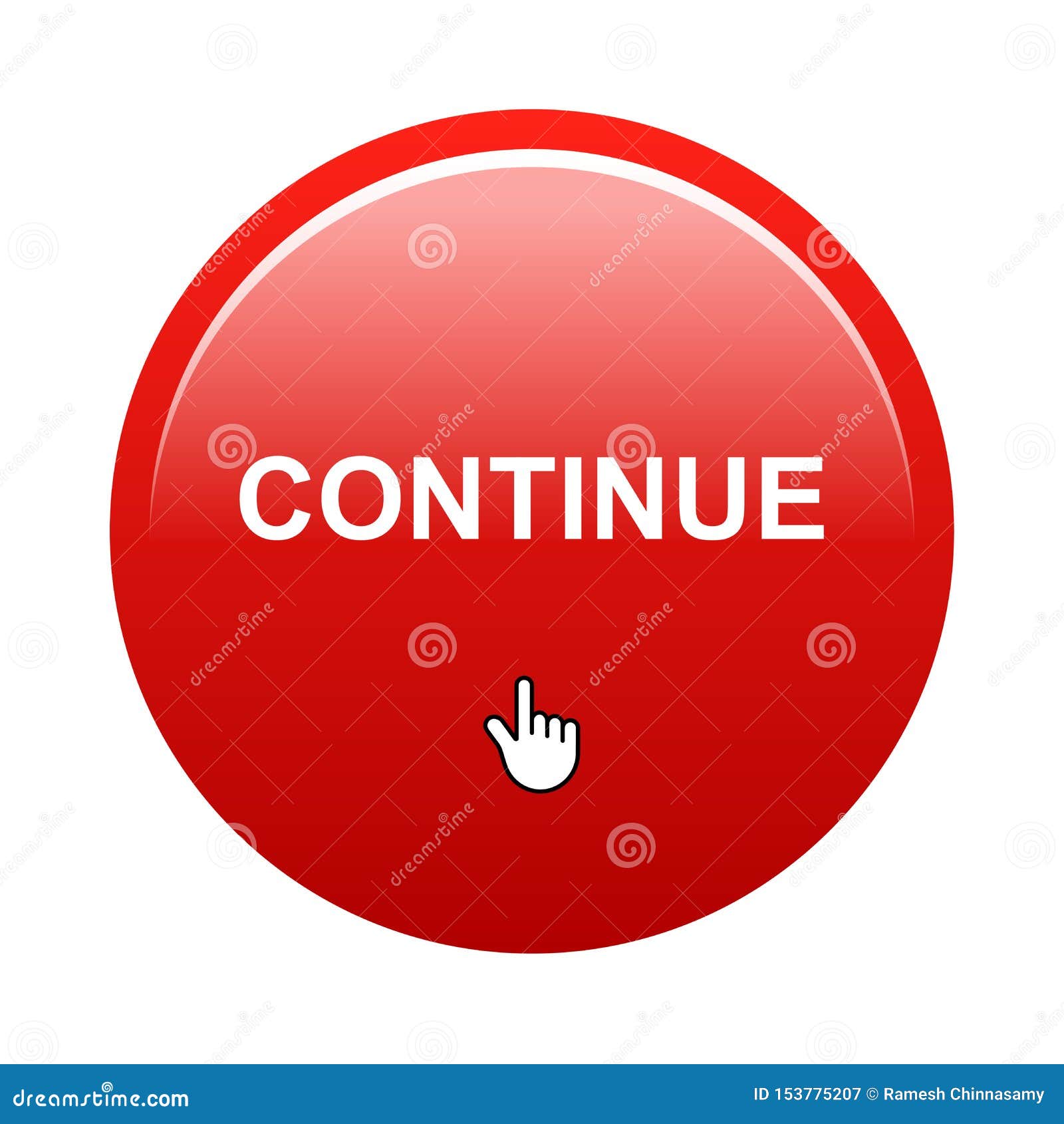 Continue button stock vector. Illustration of internet - 153775207
