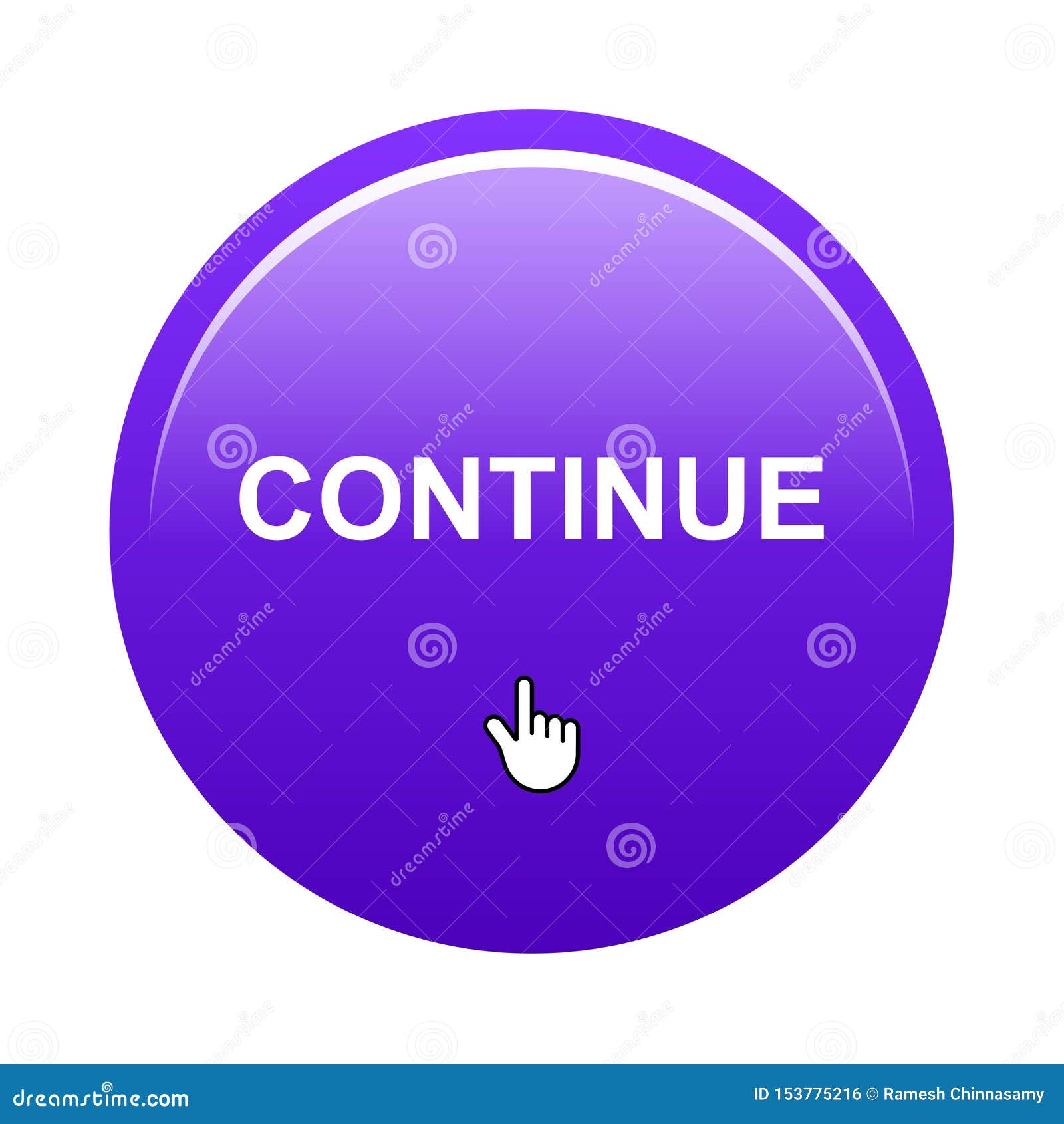 Continue button stock vector. Illustration of element - 153775216