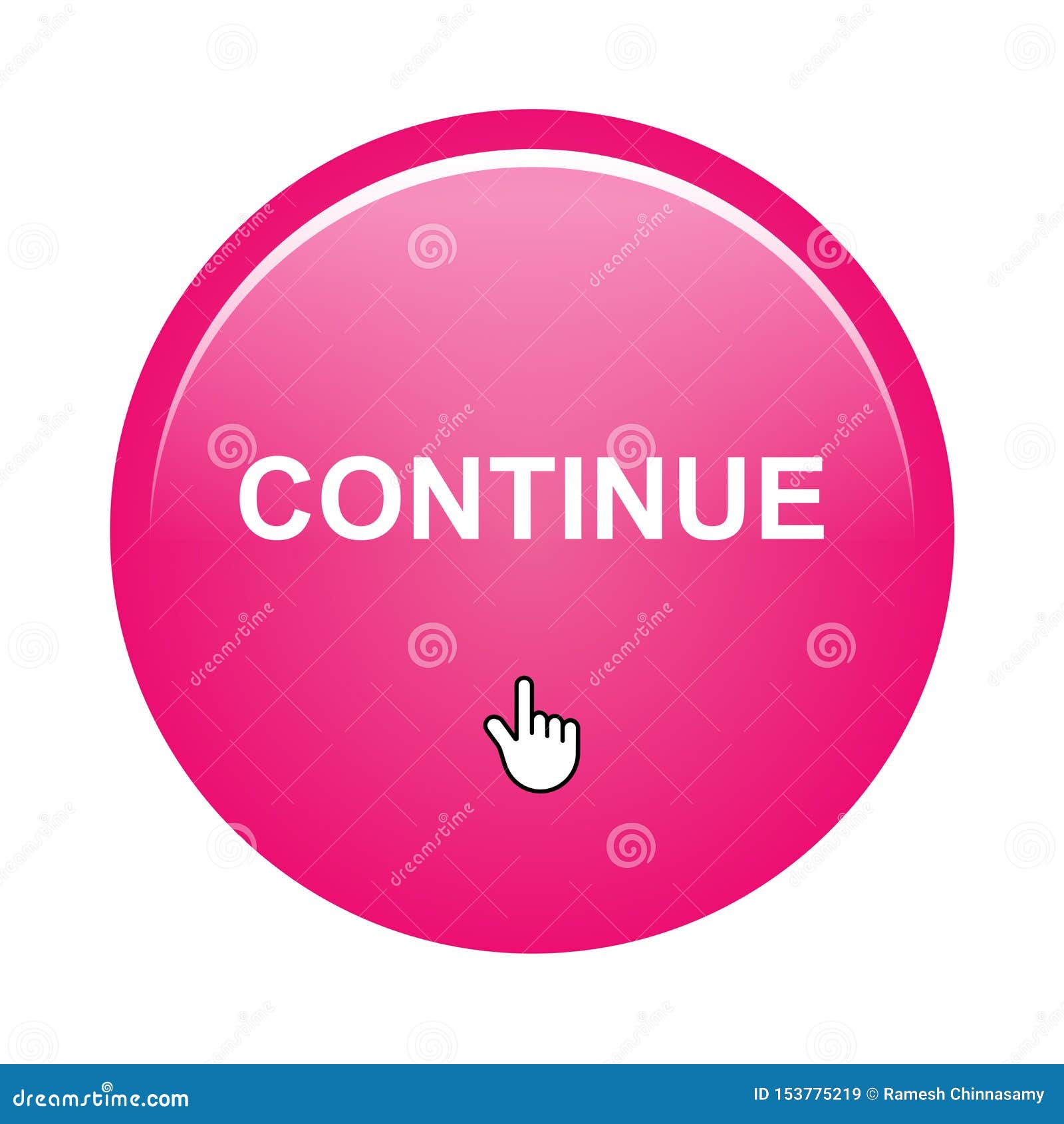 Continue button stock vector. Illustration of button - 153775219