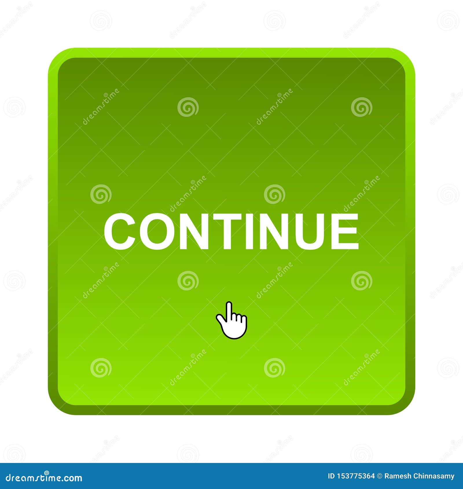 Continue button stock vector. Illustration of graphic - 153775364
