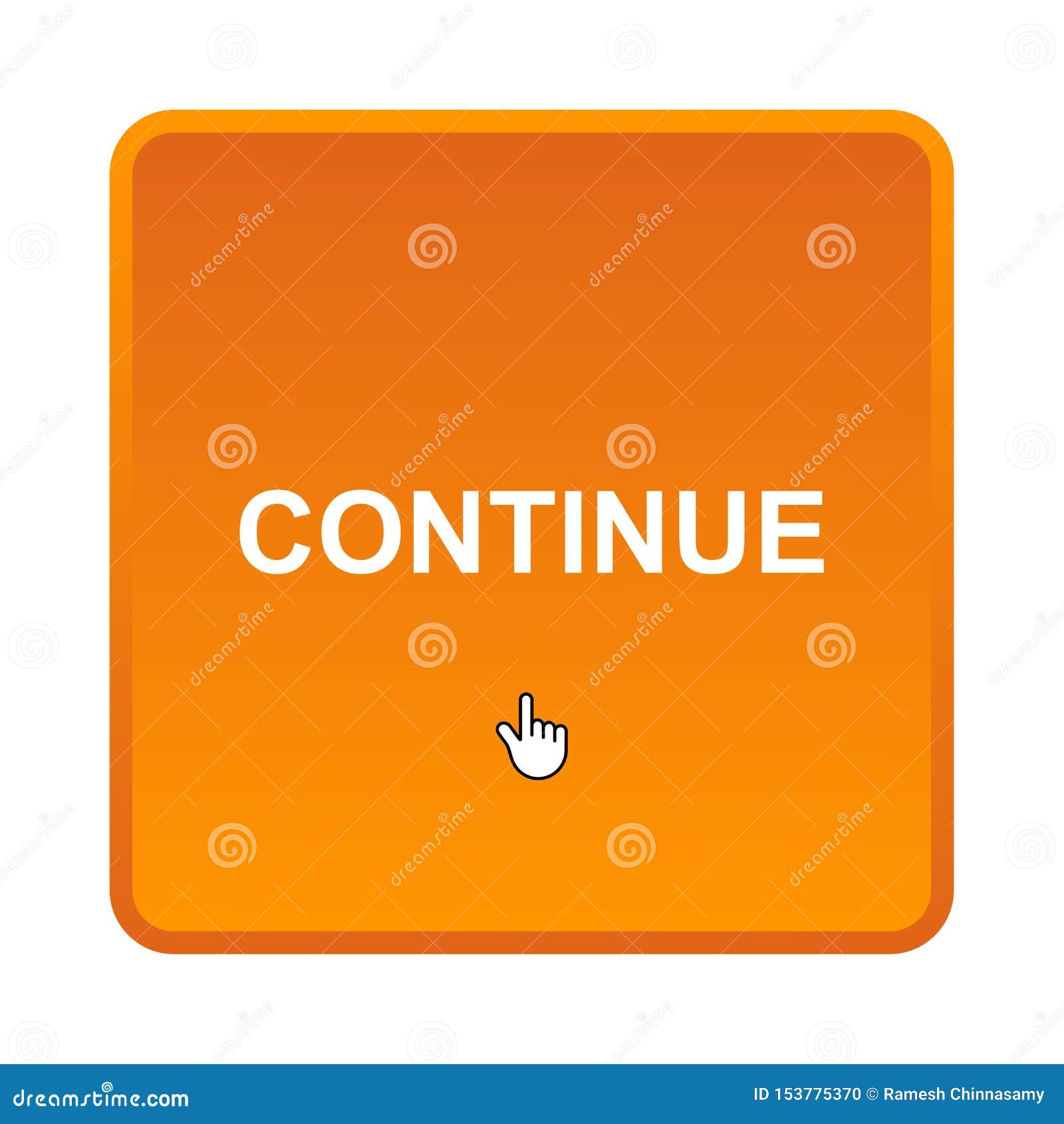Continue button stock vector. Illustration of icons - 153775370