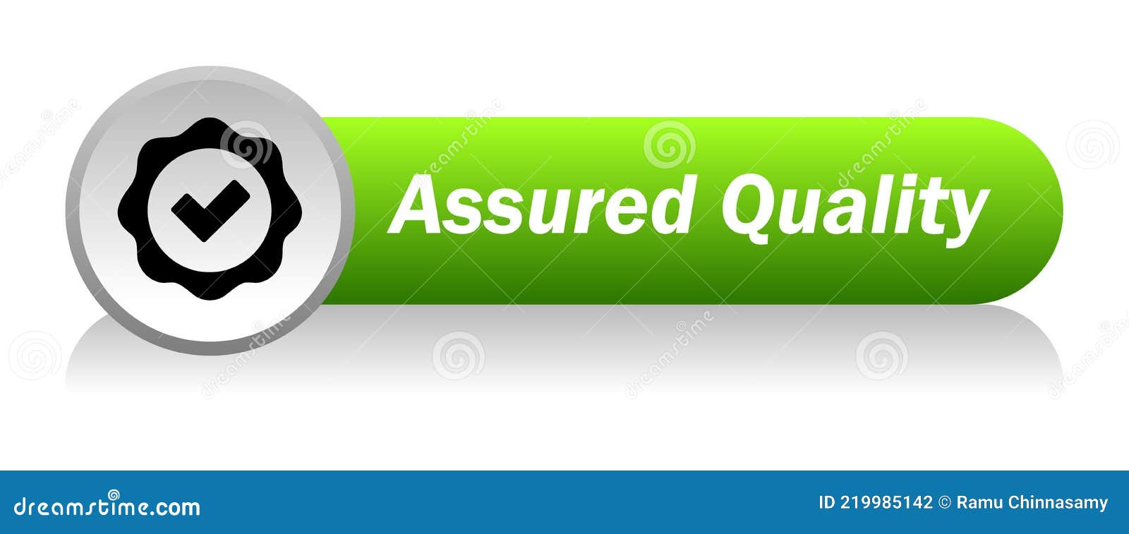 Assured quality button stock illustration. Illustration of buttons ...