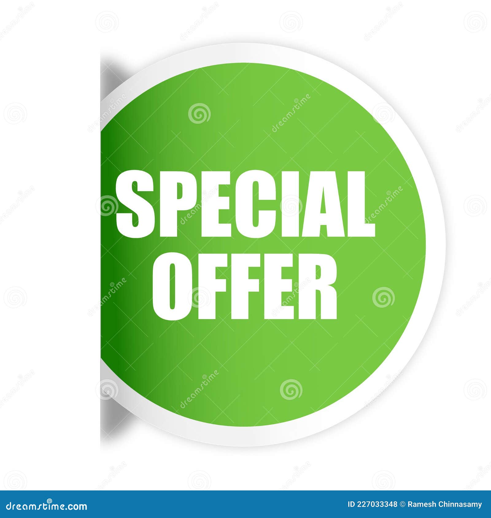 Special Offer Vector Sticker Stock Illustration - Illustration of ...