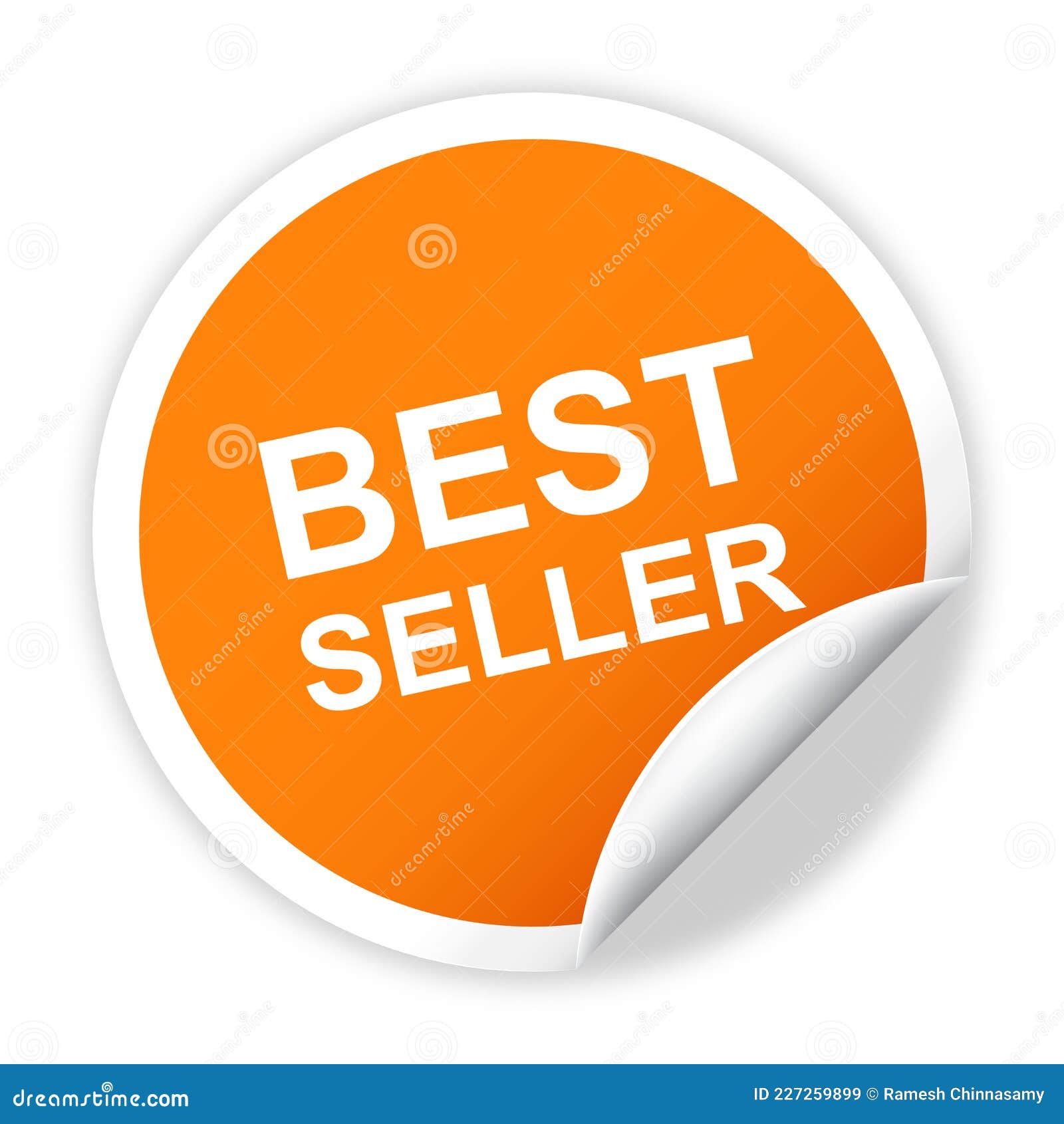 Best Seller Sticker Vector Illustration Stock Illustration ...
