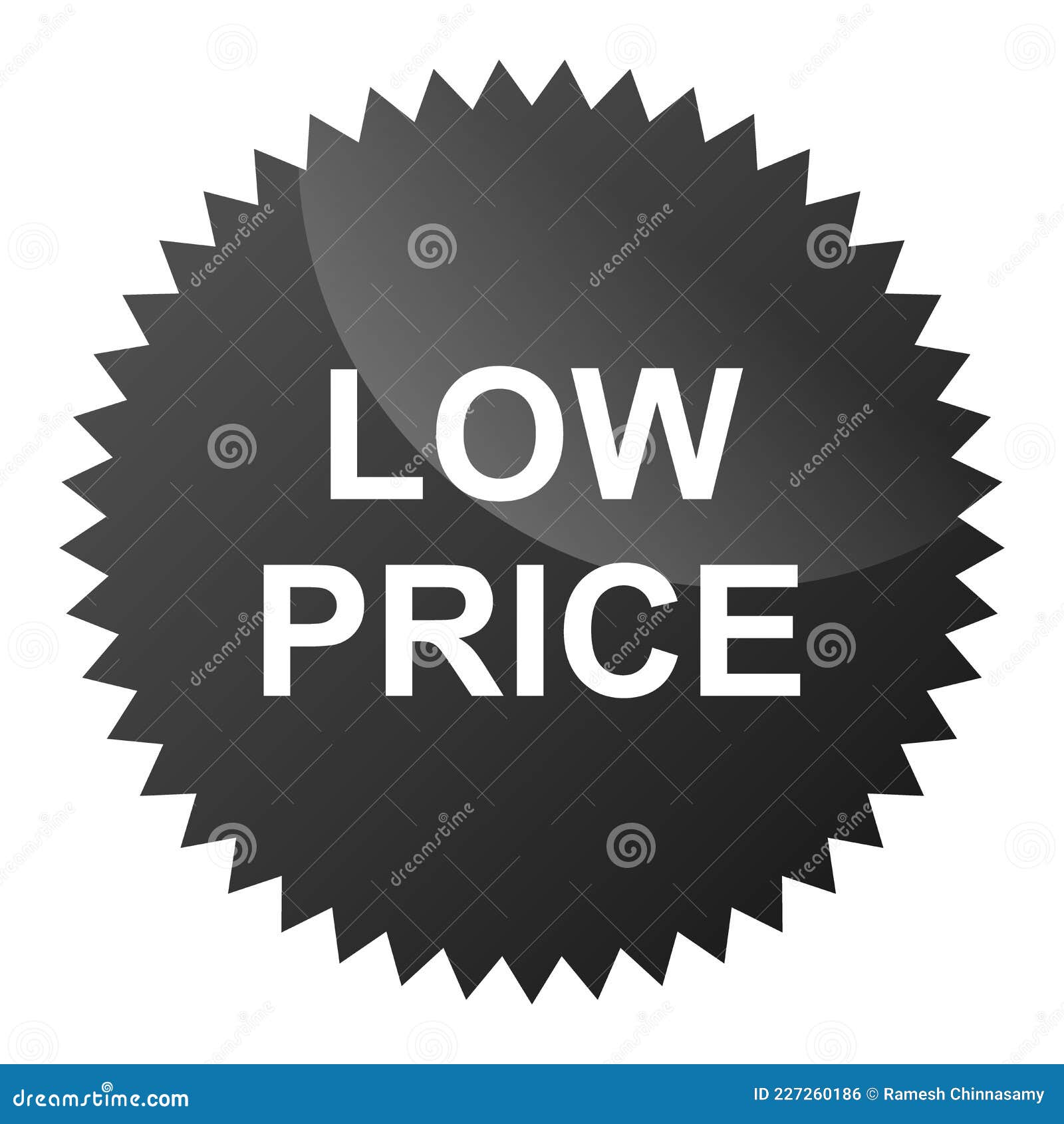 Low Price Sticker Vector Illustration Stock Illustration - Illustration ...
