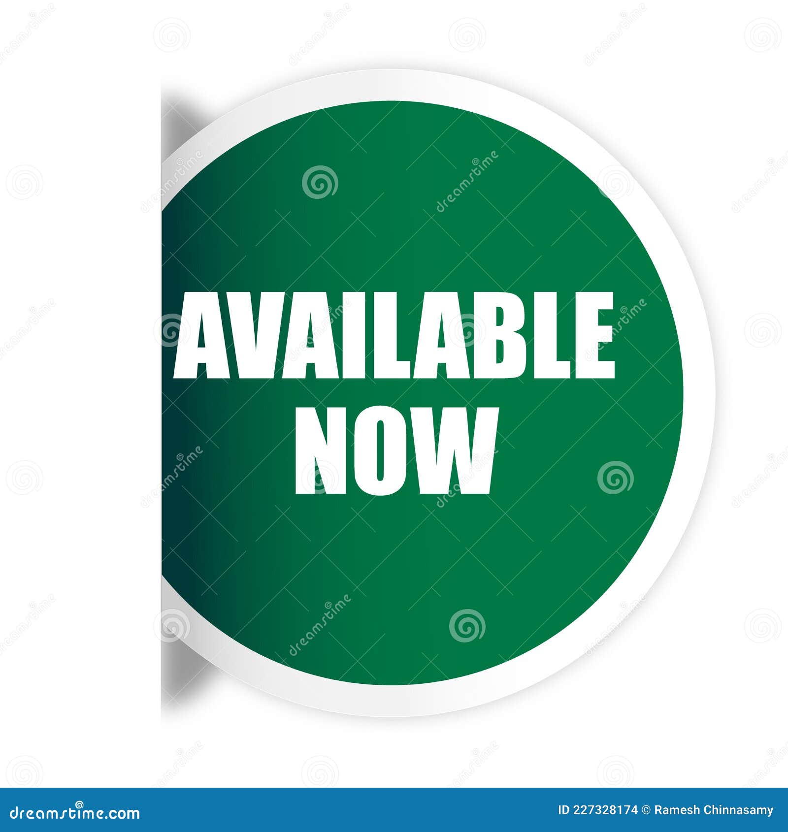 Available Now Sticker Vector Illustration Stock Illustration ...