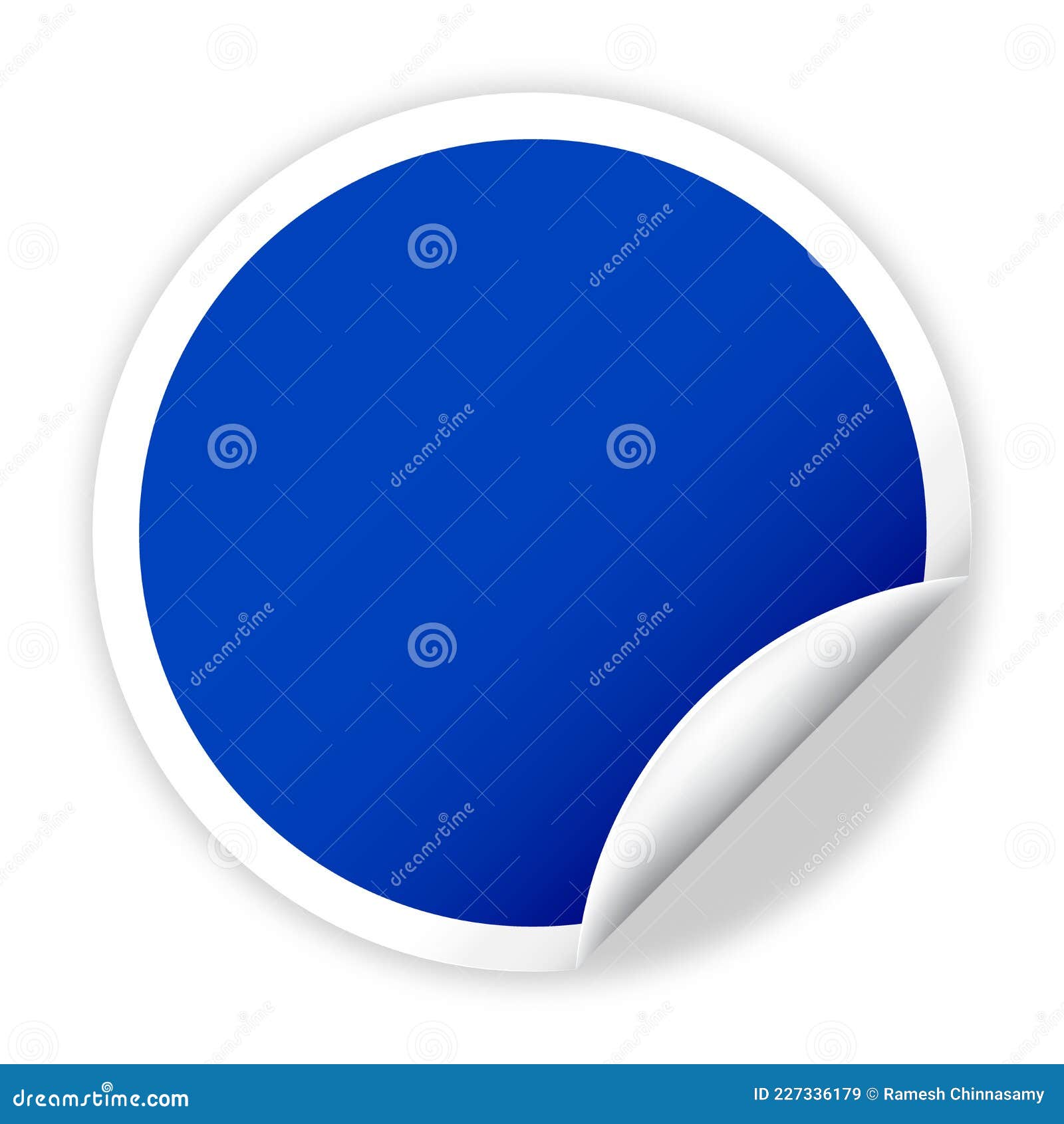 Sticker Plain Empty Vector Illustration Stock Illustration ...