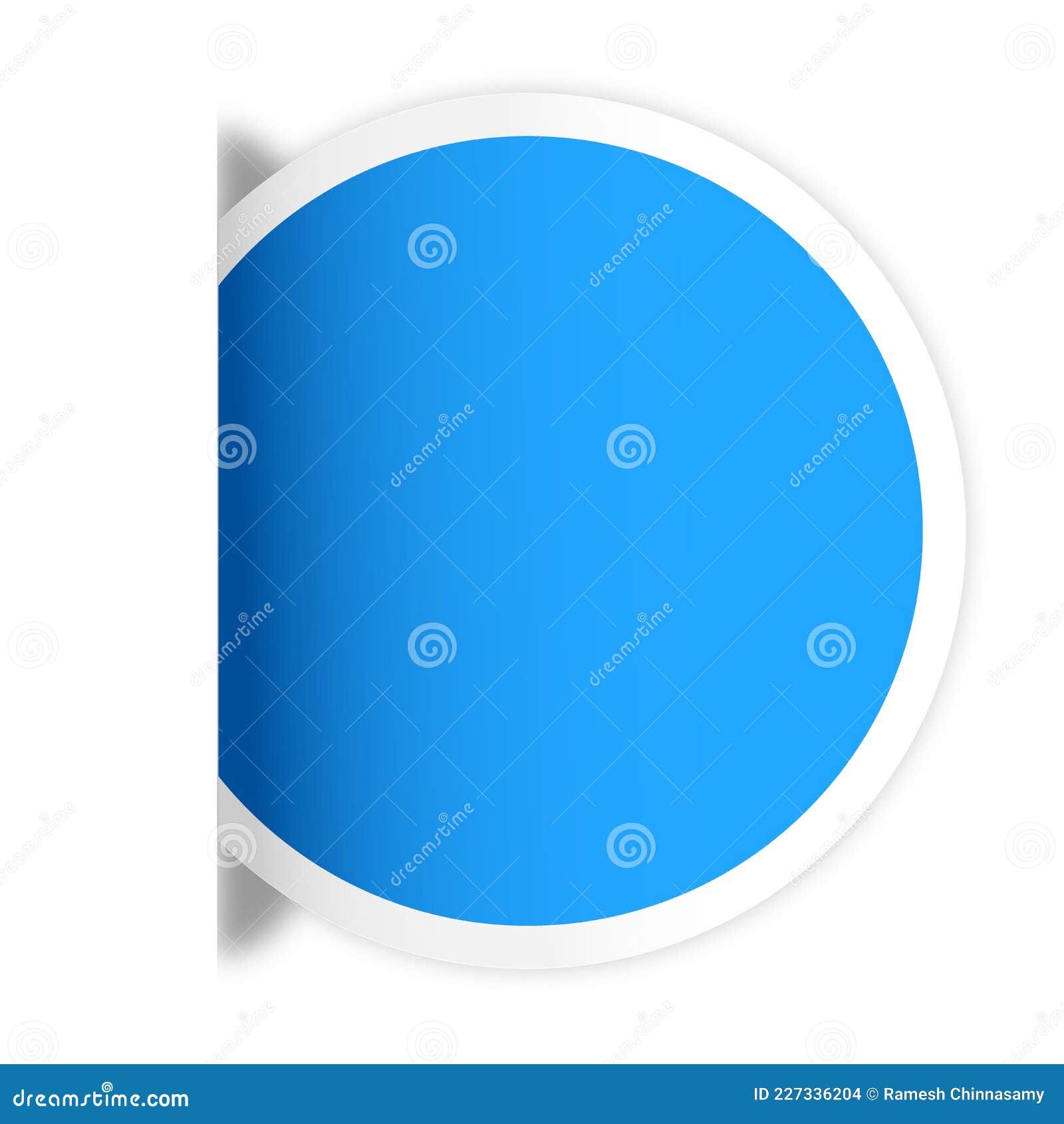 Sticker Plain Empty Vector Illustration Stock Illustration ...