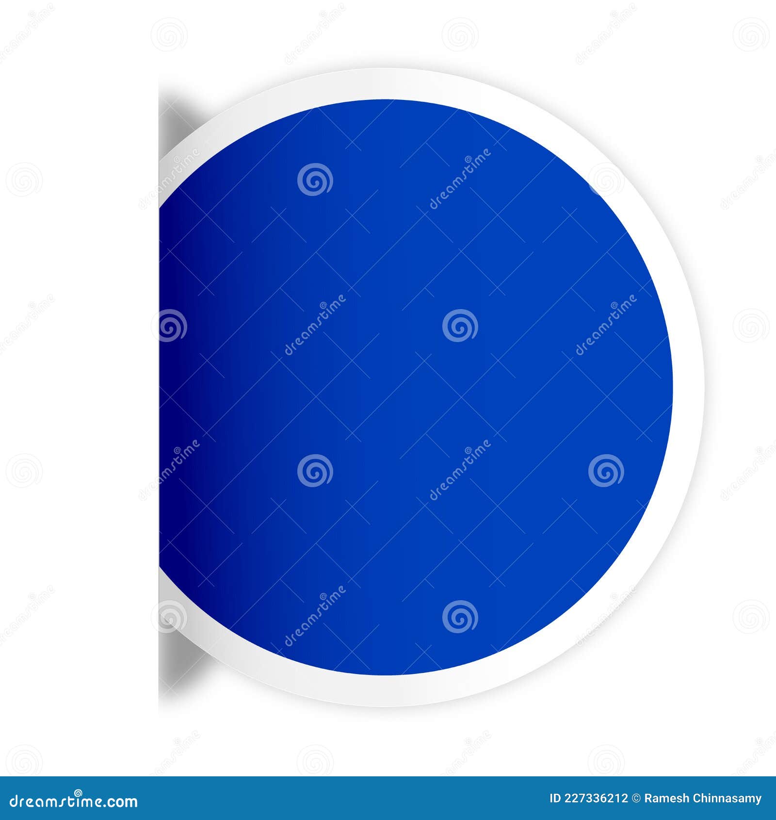 Sticker Plain Empty Vector Illustration Stock Illustration ...