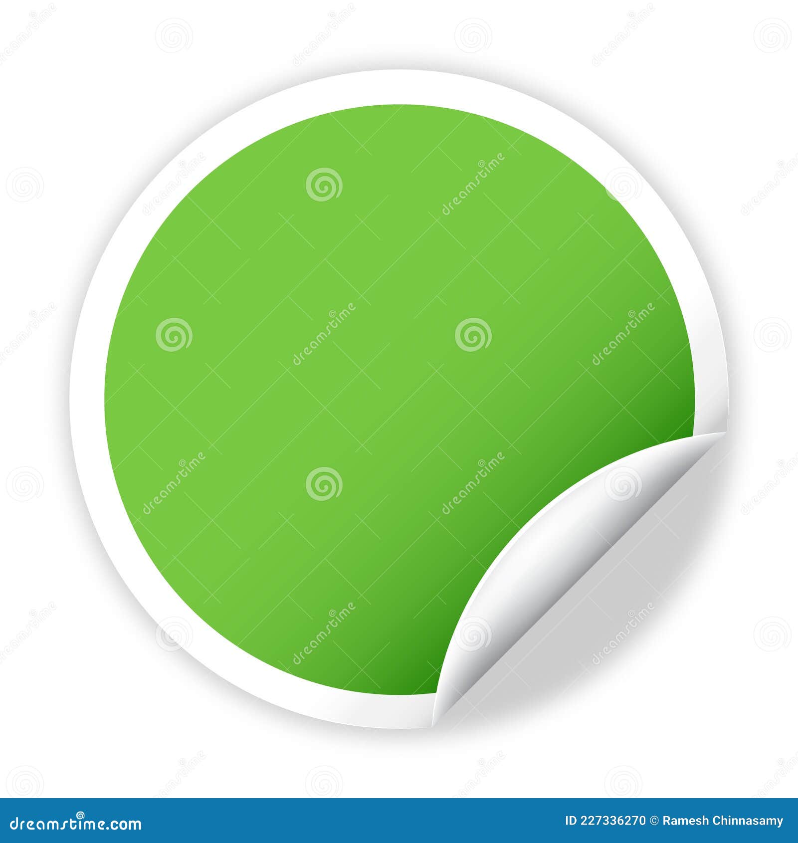 Sticker Blank Empty Vector Illustration Stock Illustration ...