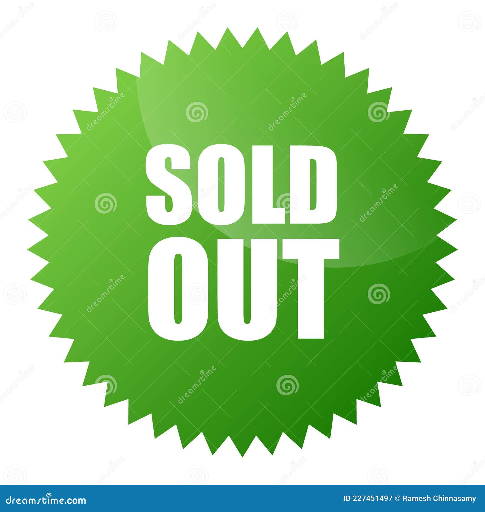 Sold Out Sticker Vector Illustration Stock Illustration - Illustration ...