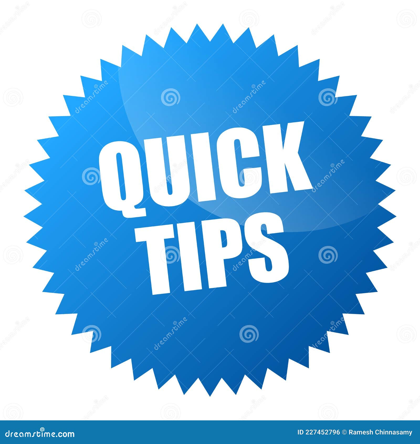 Quick Tips Sticker Vector Illustration Stock Illustration ...