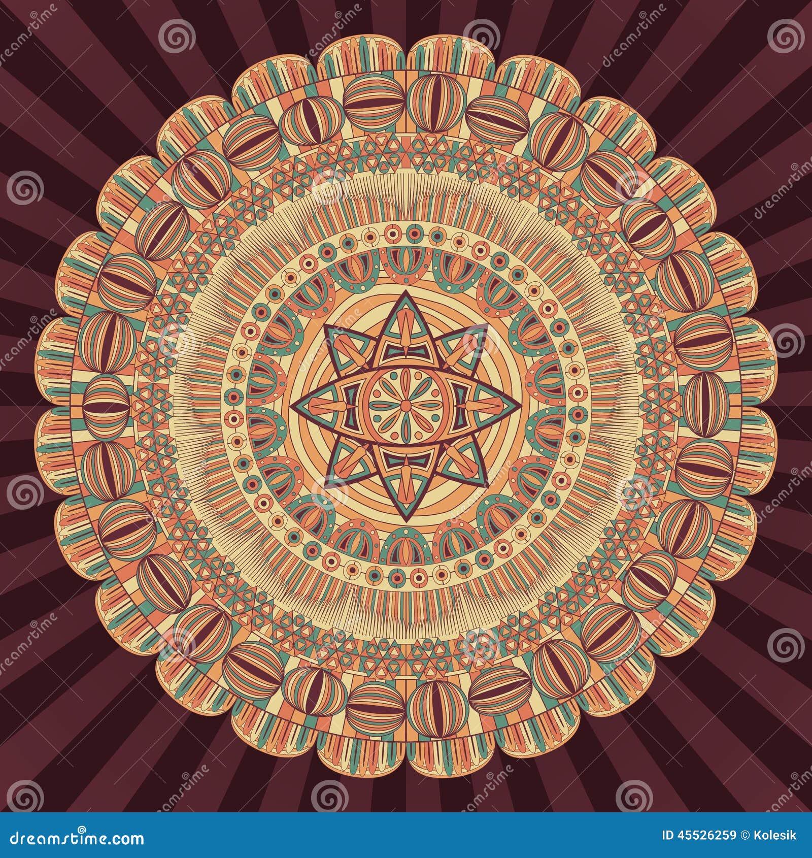 Round abstract background stock vector. Illustration of idea - 45526259