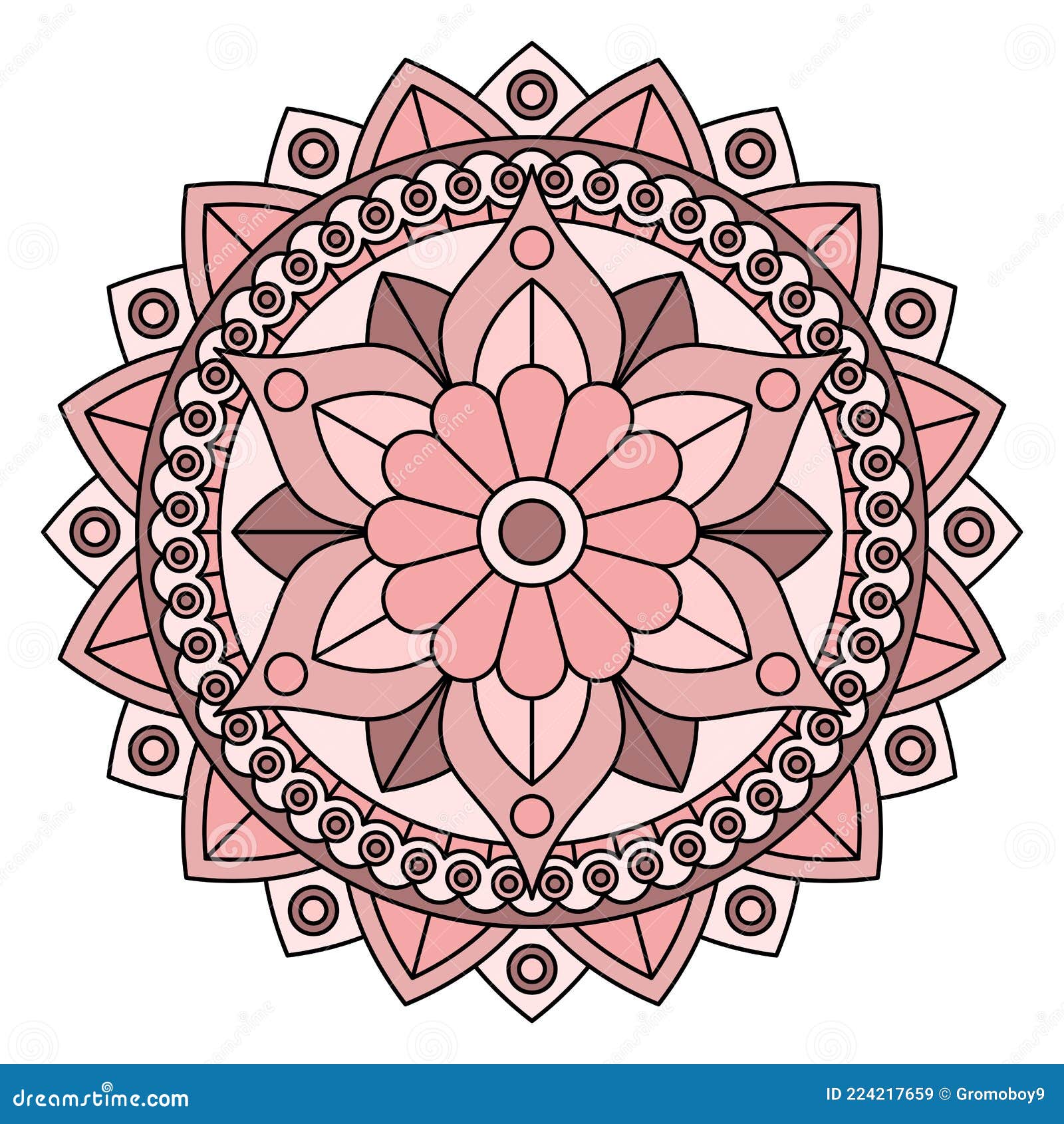 Rose Mandala Stock Photography | CartoonDealer.com #283988