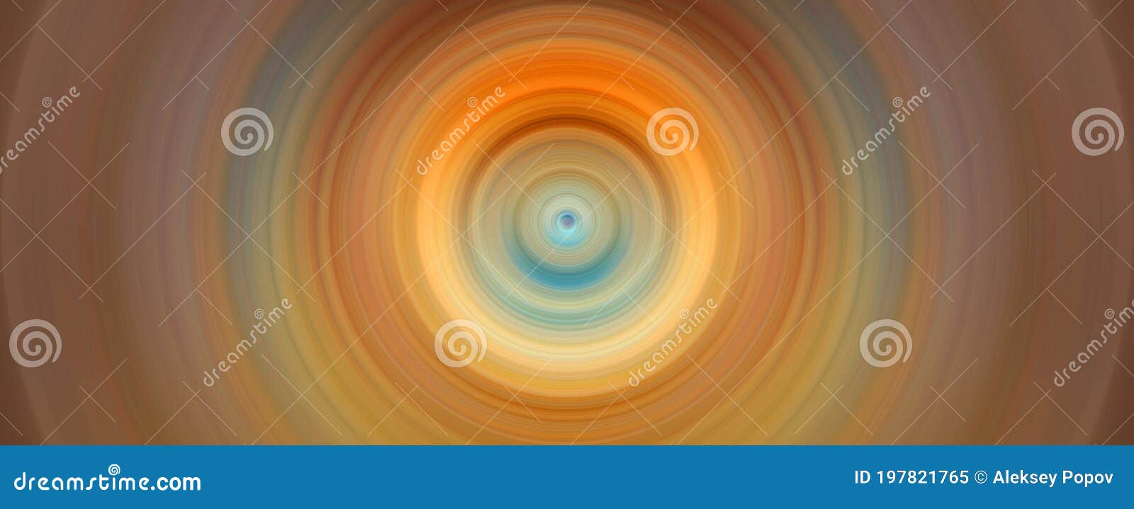 Round Abstract Stylish Orange Background for Design. Stock Illustration ...