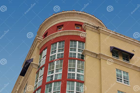 Round apartment building stock photo. Image of corner - 18503676