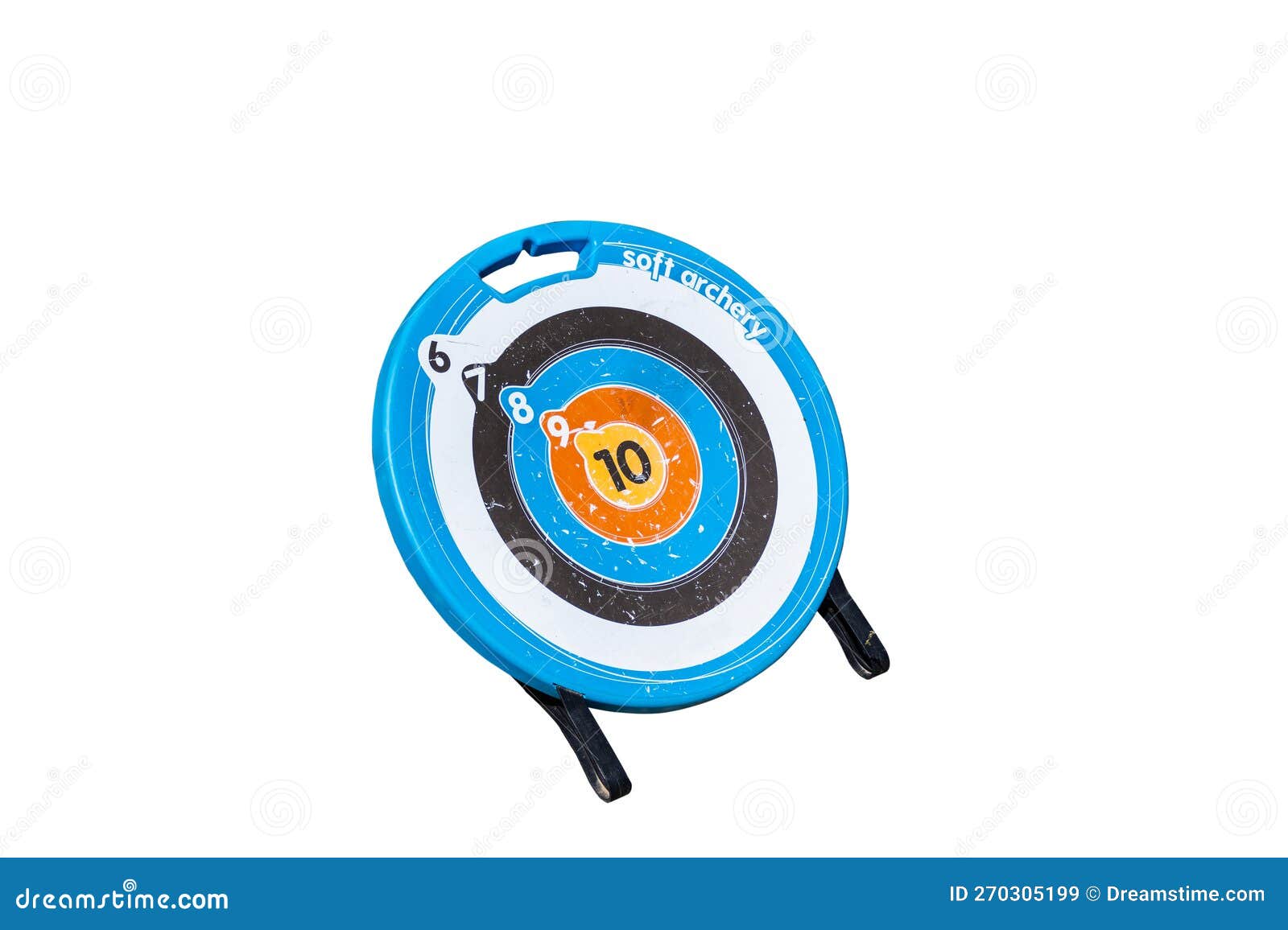 Round archery target stock image. Image of white, dart - 270305199