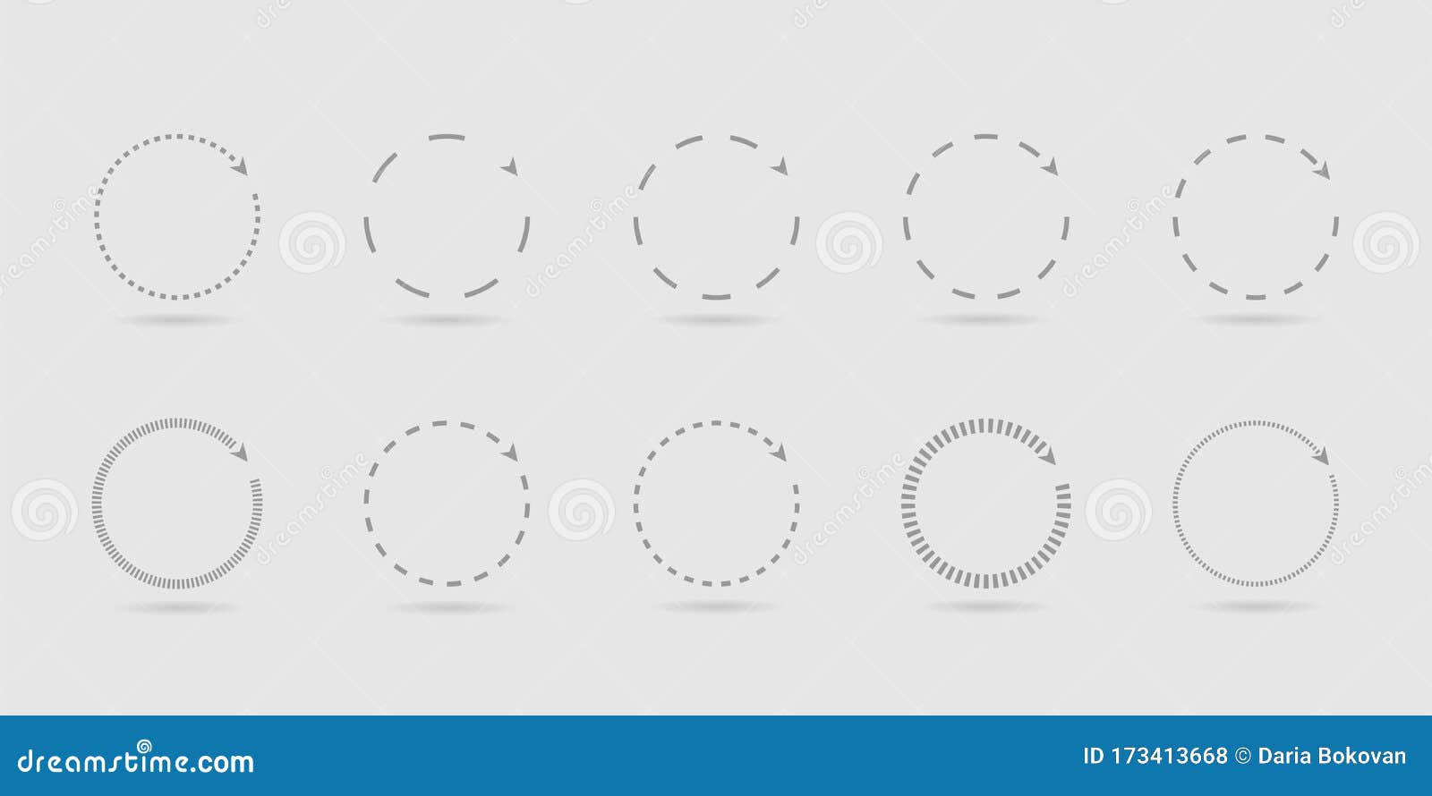 Round arrow signs stock illustration. Illustration of ecology - 173413668