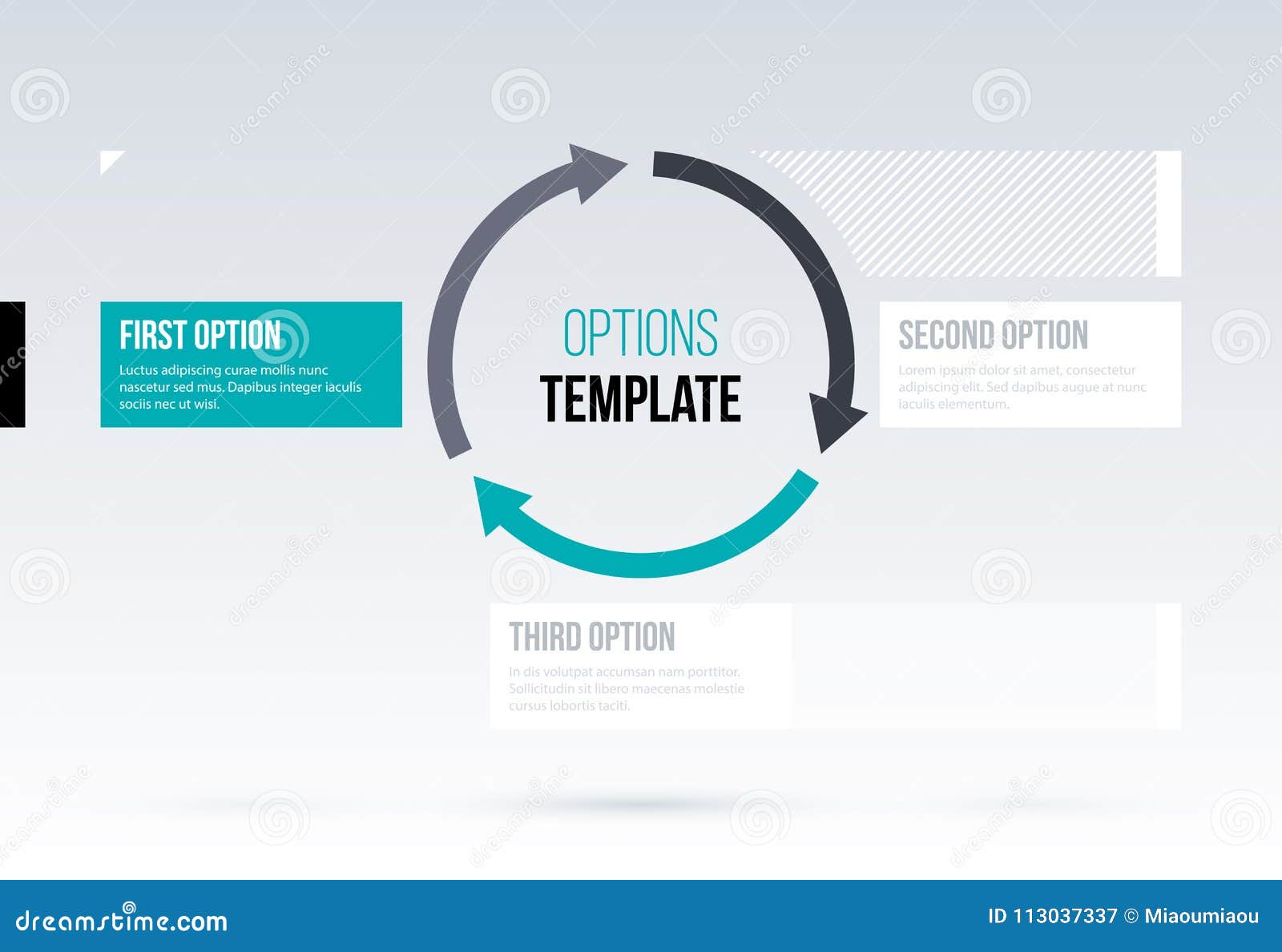 Three Arrows Merging Into One Point. Infographics Chart, Scheme ...