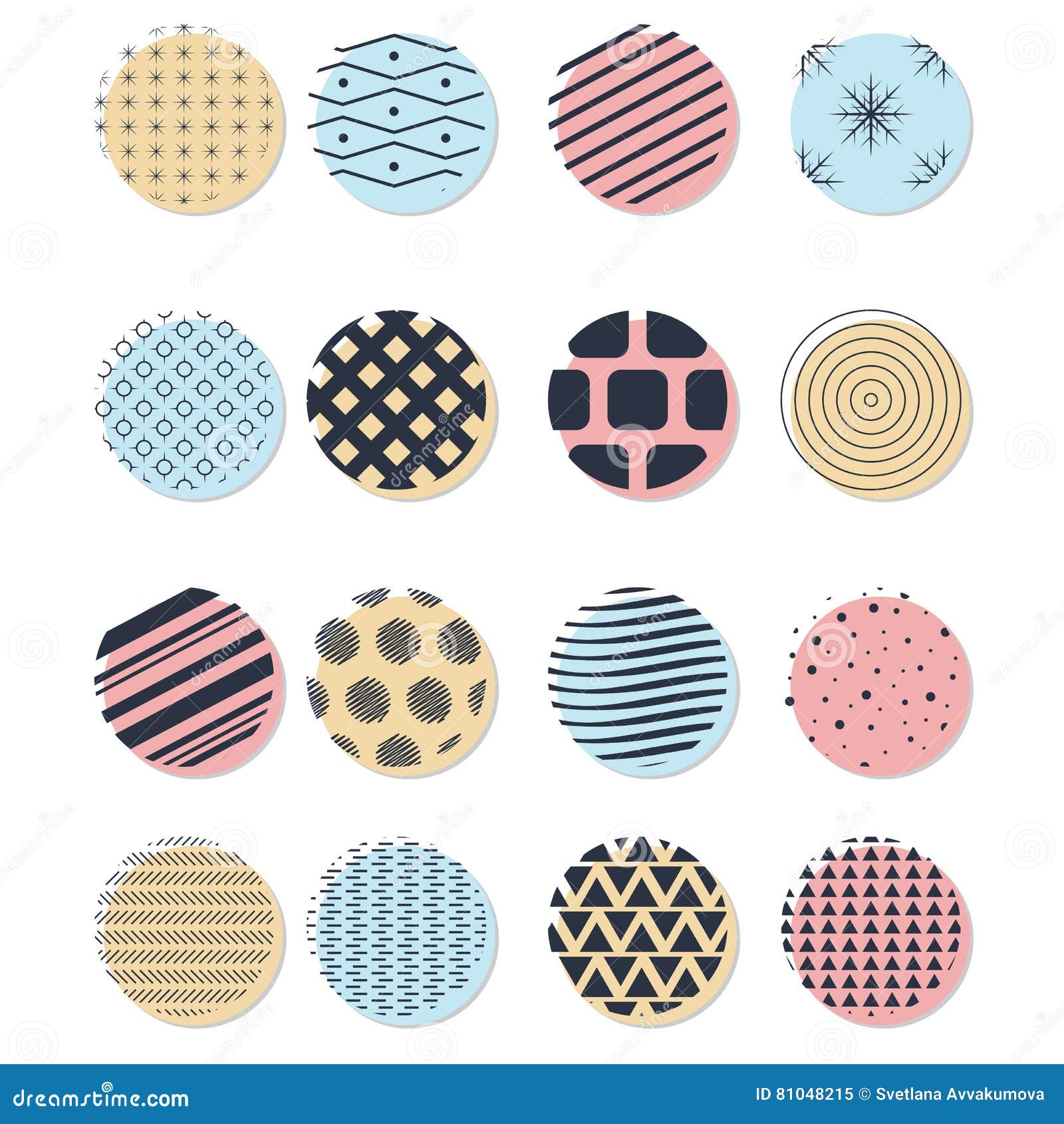 Round Background. the Emblem Pattern. Stock Vector - Illustration of ...