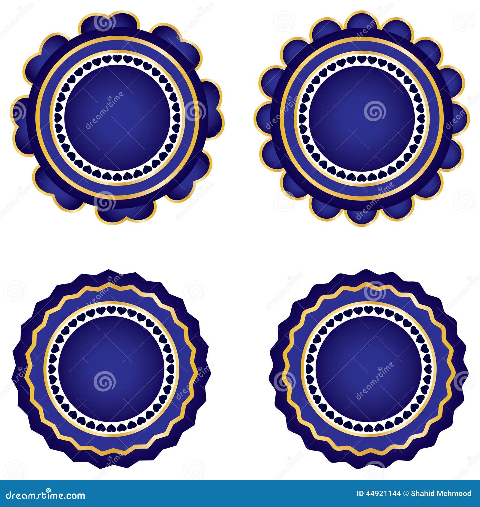Round Badge stock vector. Illustration of offer, modern - 44921144