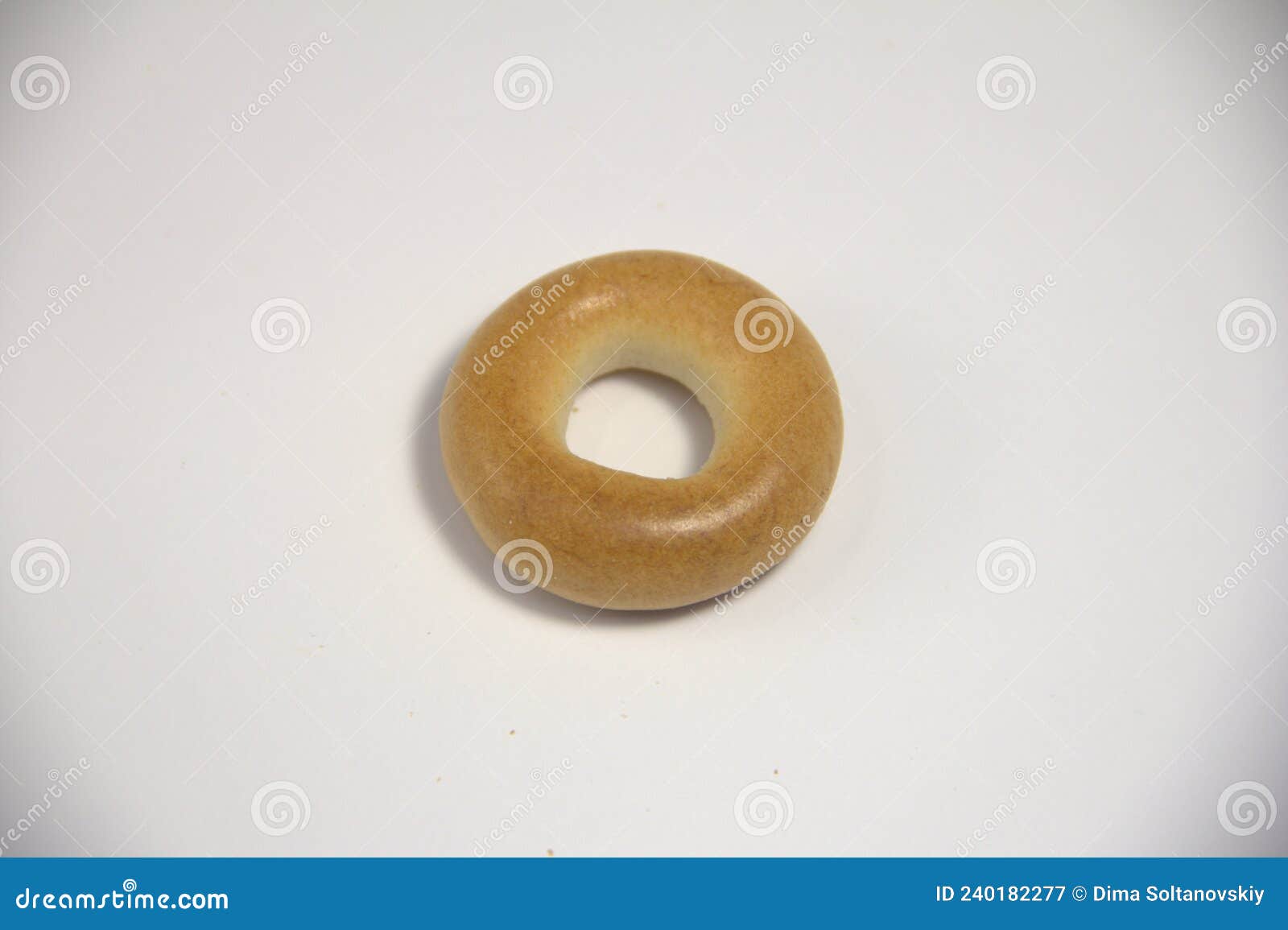 Round Bagel. on a White Background Stock Image - Image of round, diet ...