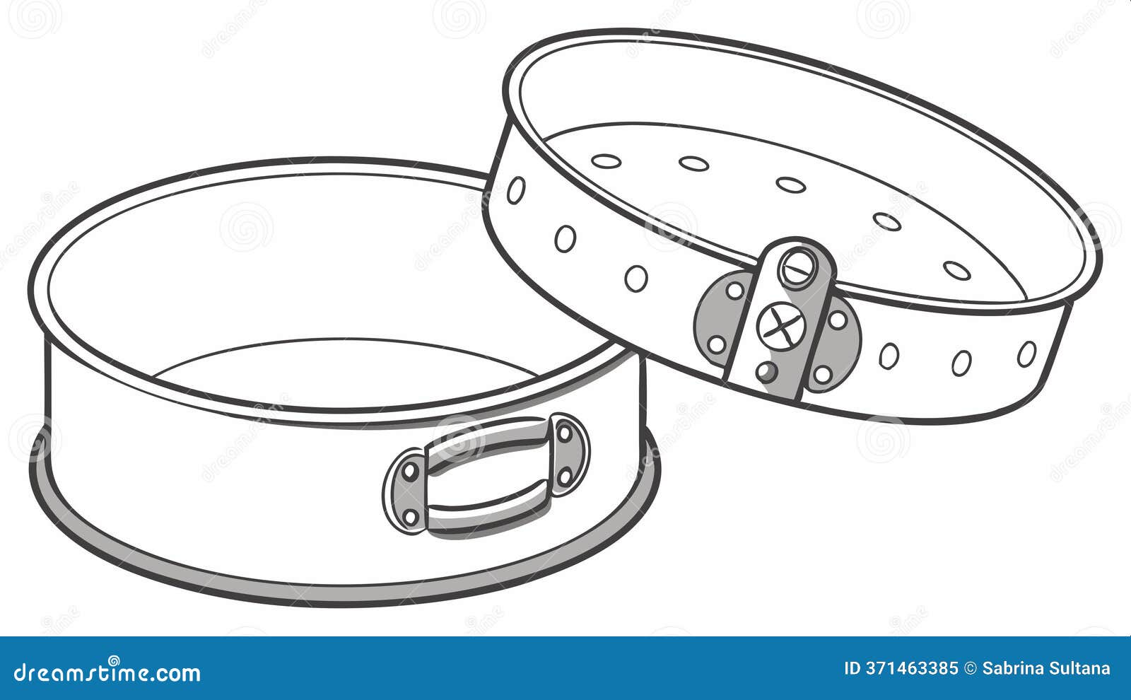 Baking Pans For Cupcakes And Cupcake In Plate, Flat Vector Illustration ...