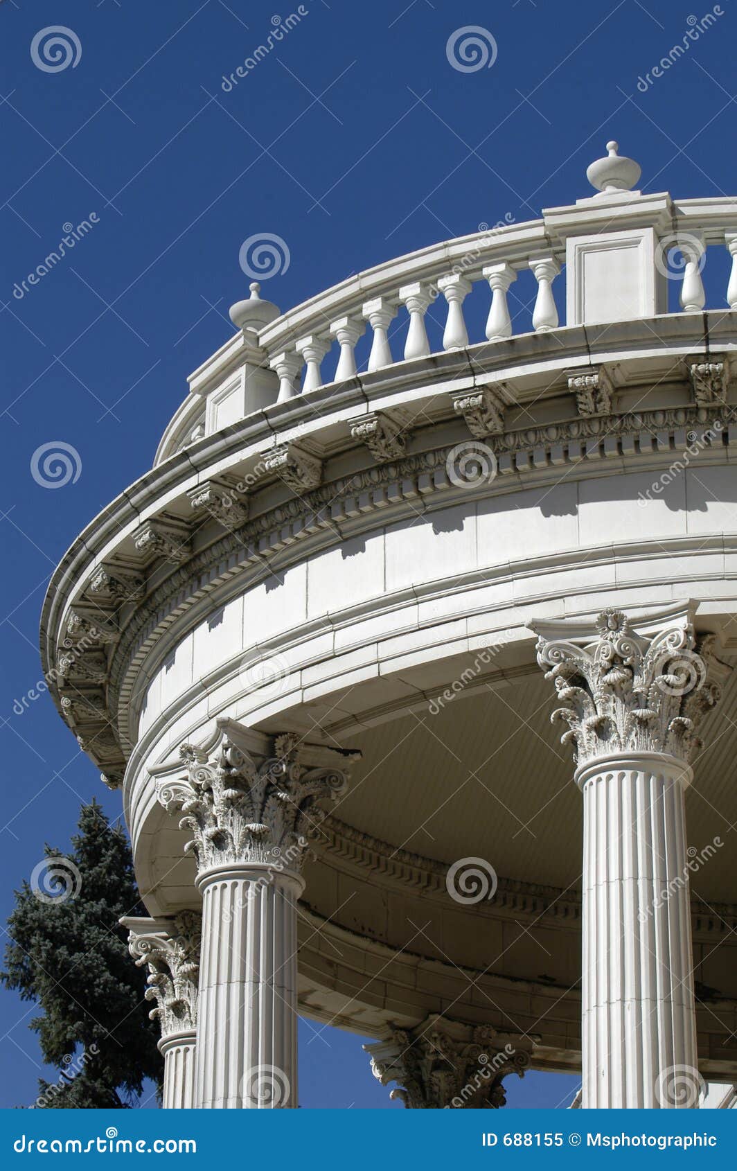 Round Balcony stock image. Image of mansion, veranda, balustrade - 688155
