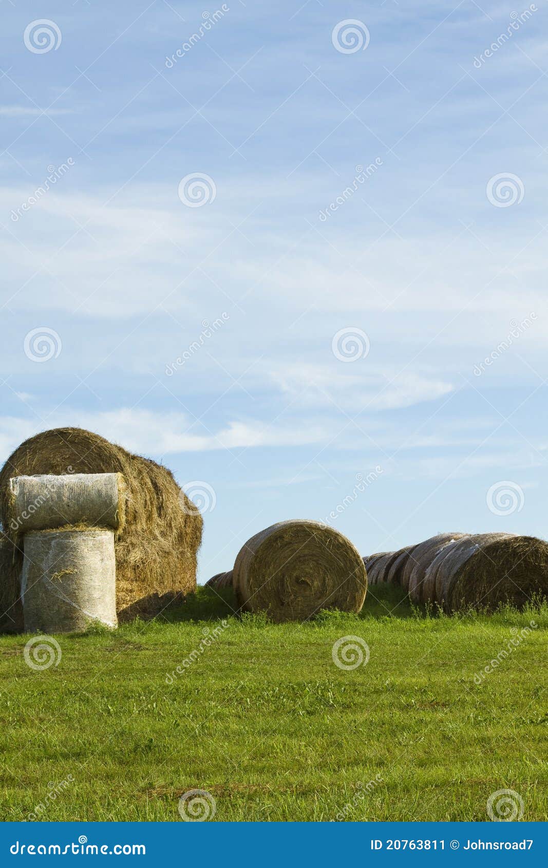 Round Bales stock image. Image of shape, agriculture - 20763811