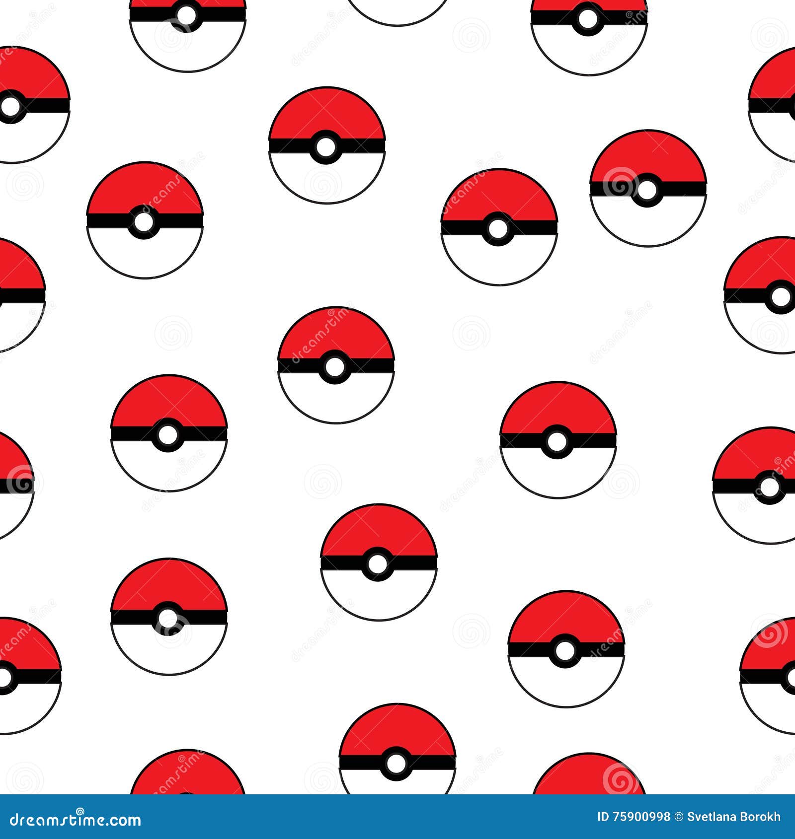 Round Ball Seamless Texture, Ball Background Wallpaper. Vector ...