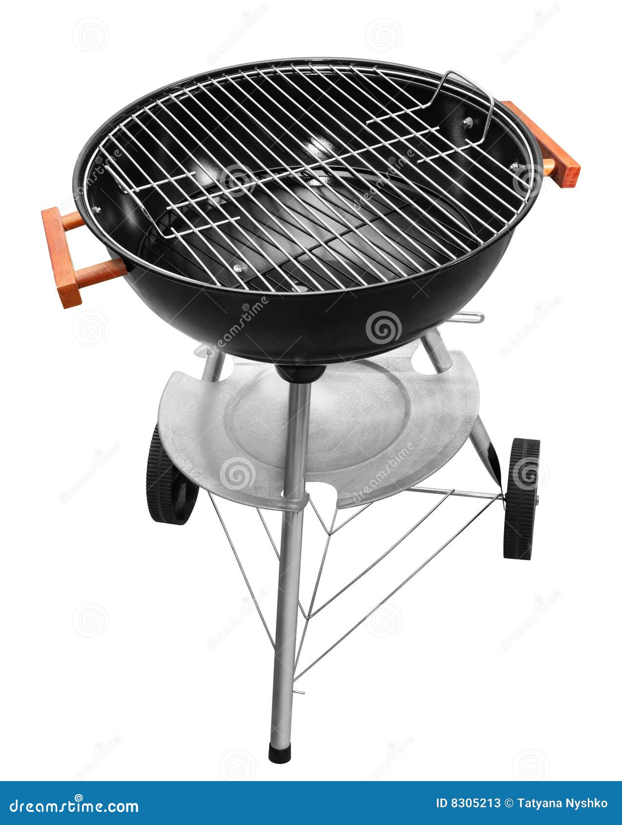 Round barbecue appliance stock image. Image of appliance - 8305213
