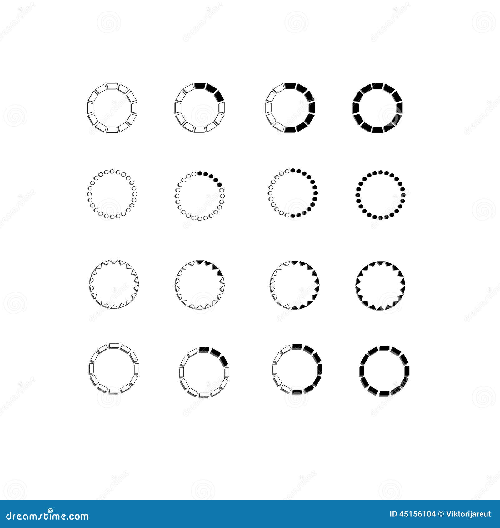Round bars stock illustration. Illustration of blank - 45156104