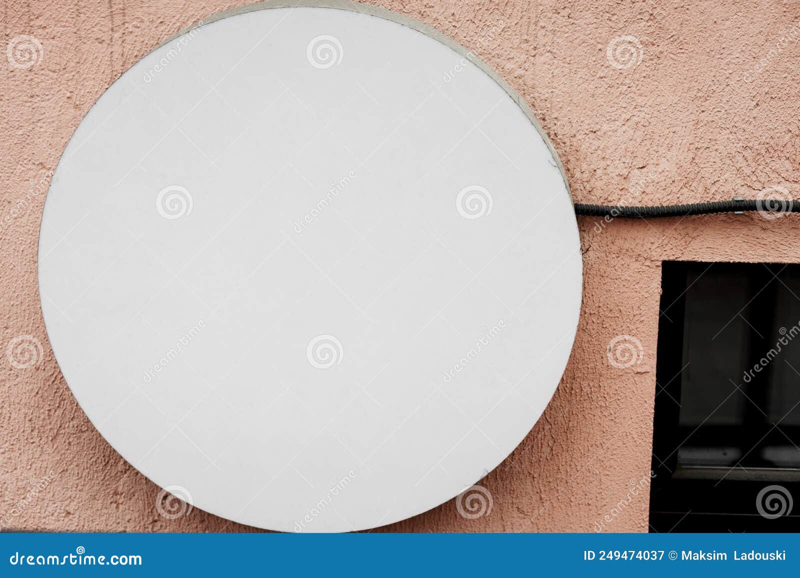 Round billboard stock image. Image of idea, advertise - 249474037