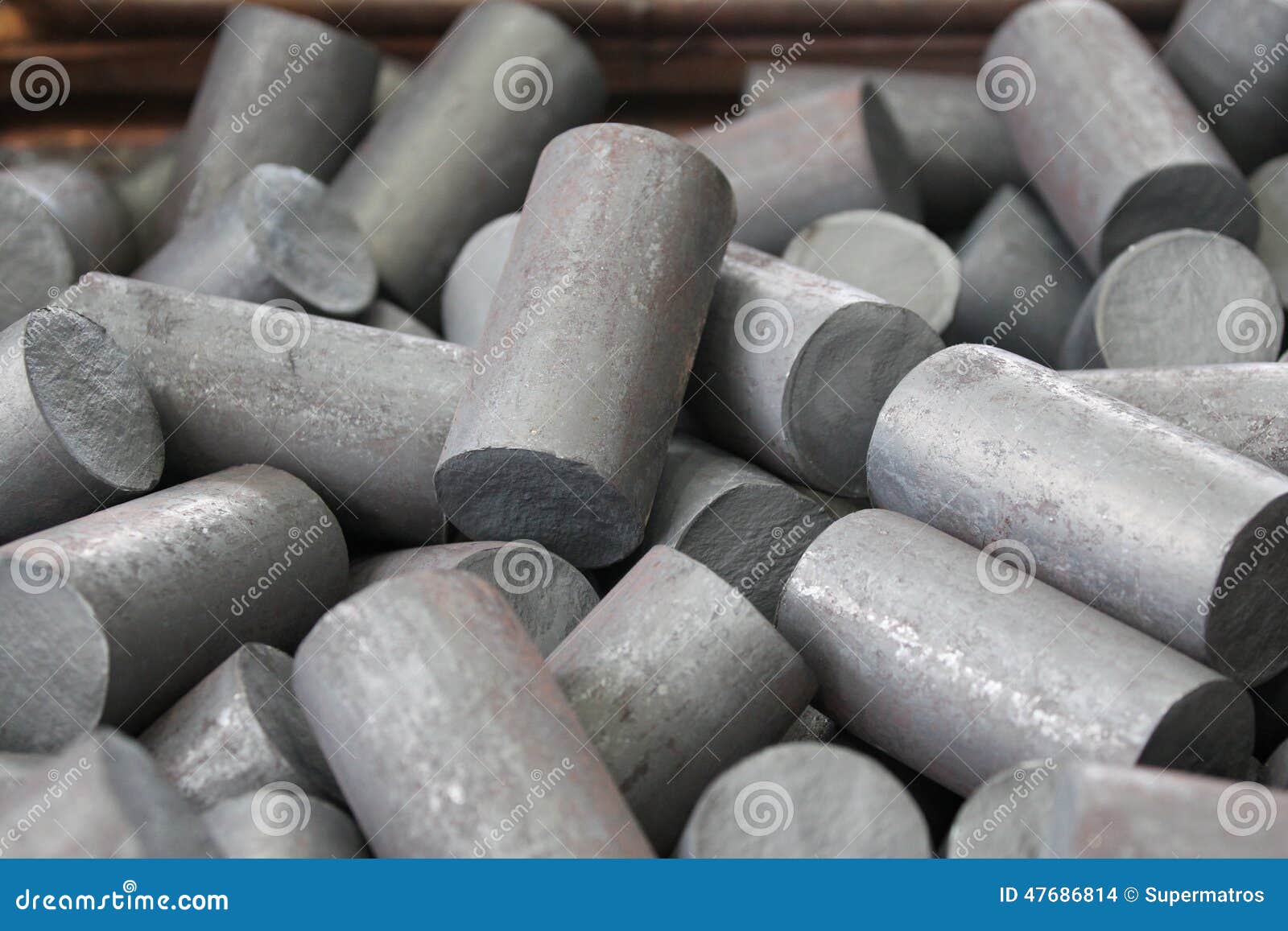 Round billet of metal stock photo. Image of cylinder - 47686814