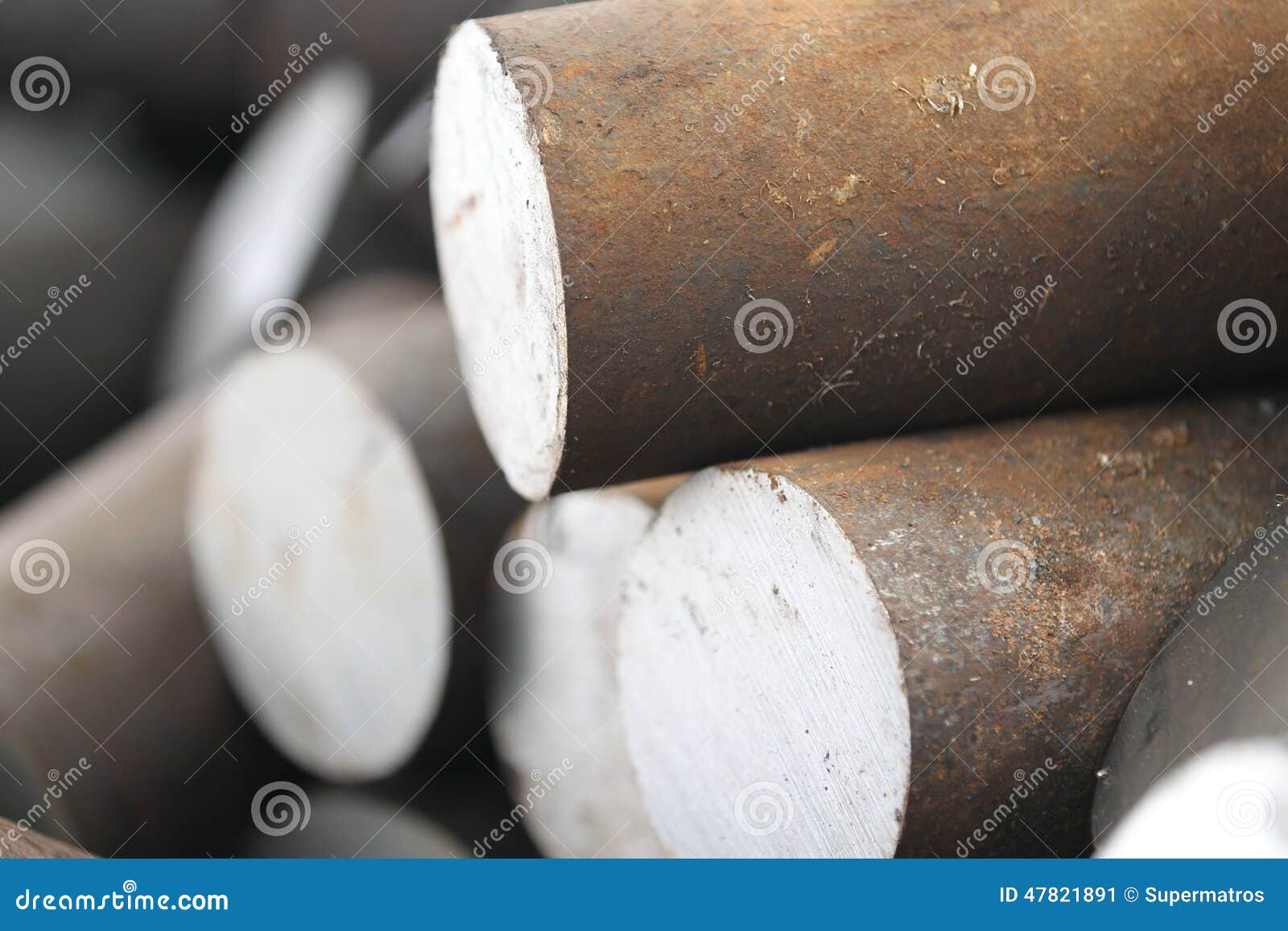 Round billet of metal stock image. Image of measuring - 47821891