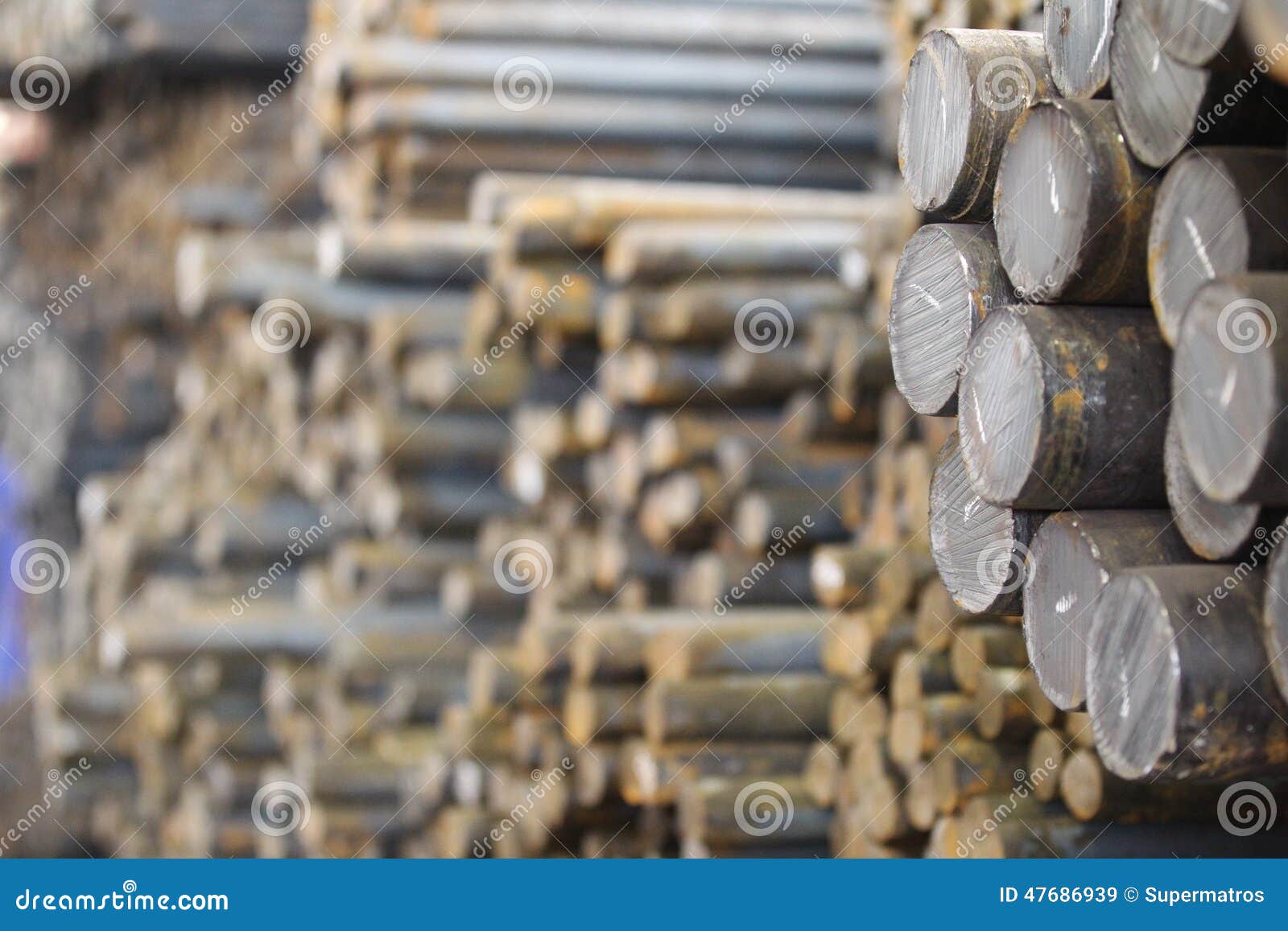 Round billet rods stock image. Image of type, lumber - 47686939